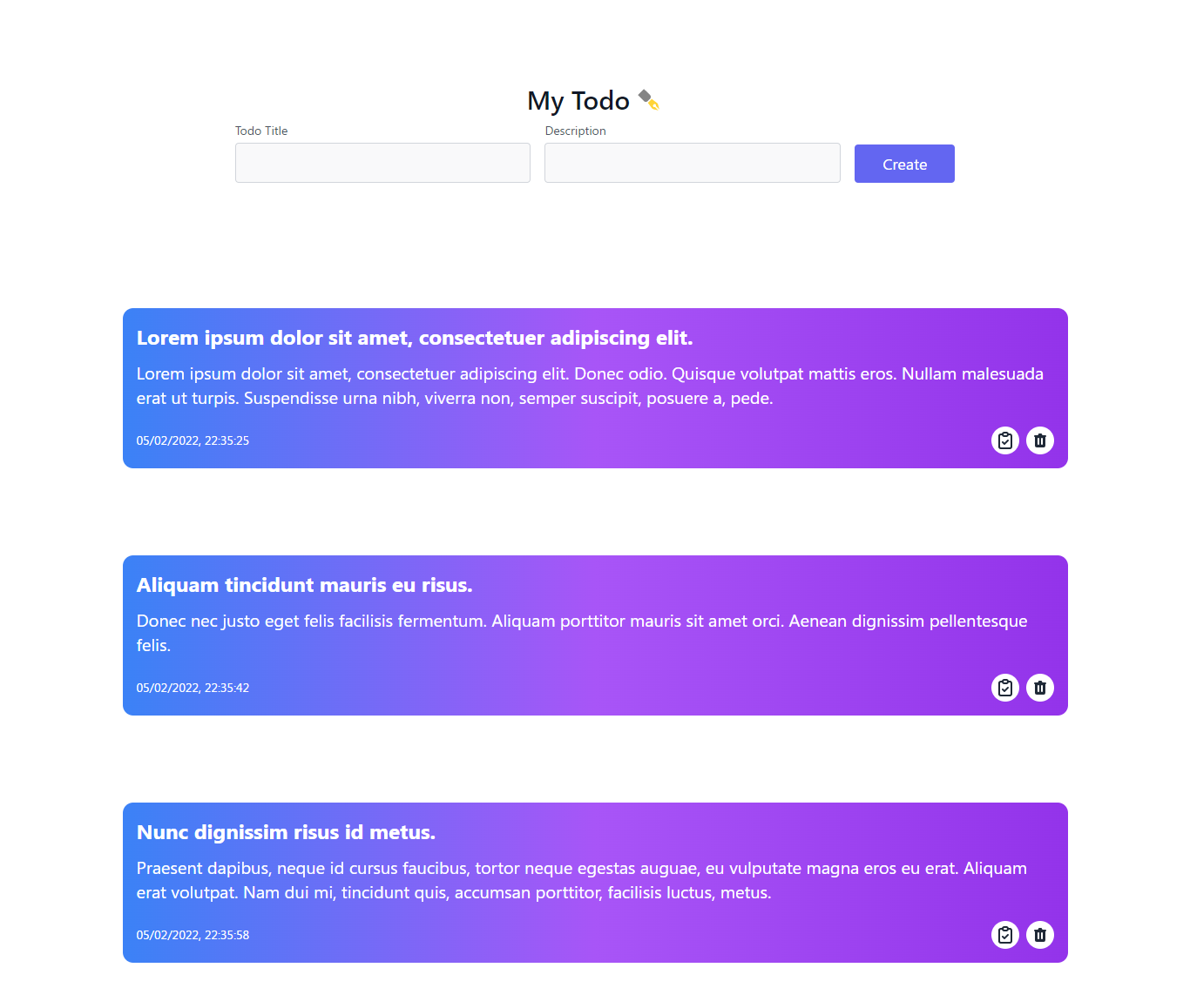 Github Dheerajtptodo React Todo Created With Context Api And Local Storage