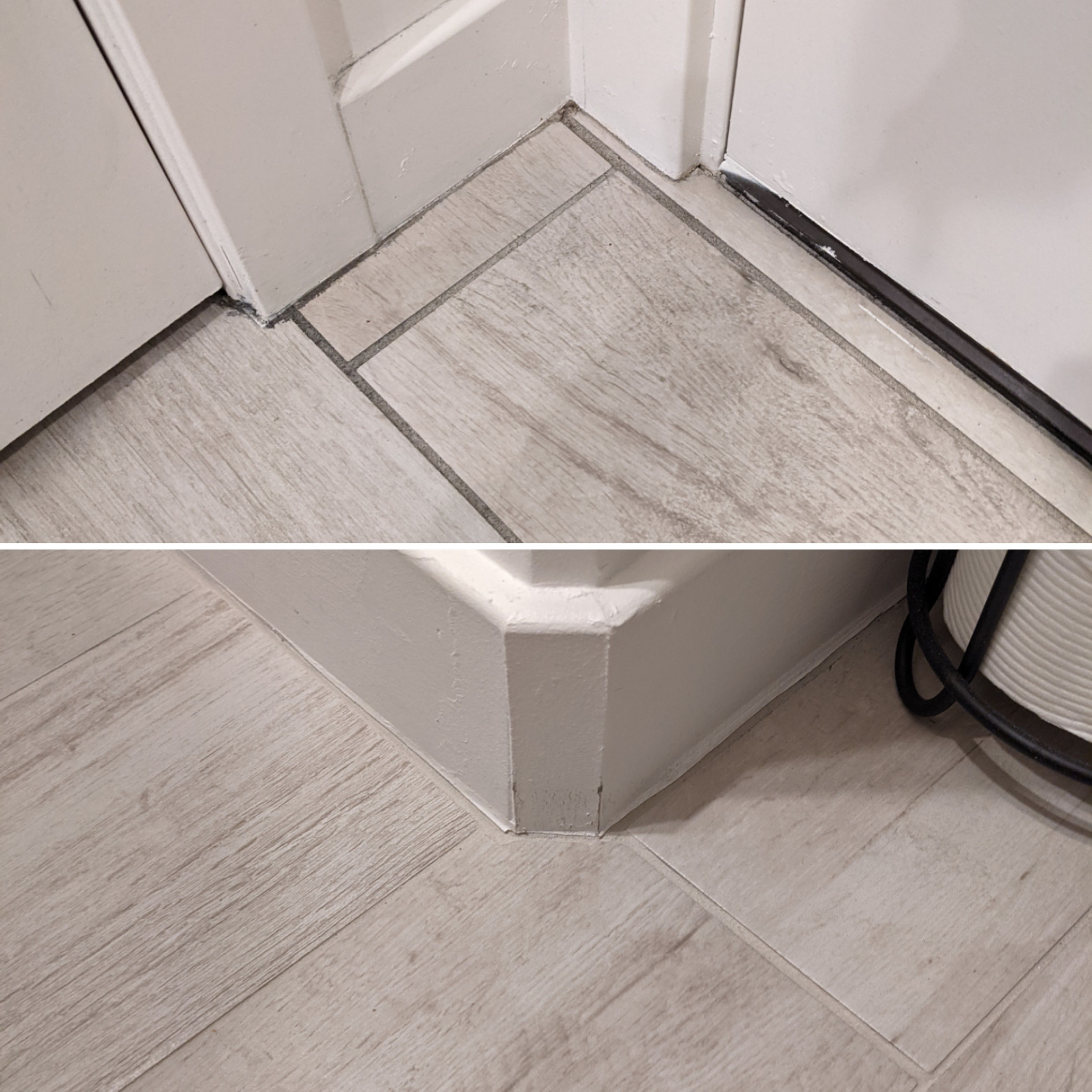 I'm a carpenter who is having tile done in my home. I'm not crazy to ...