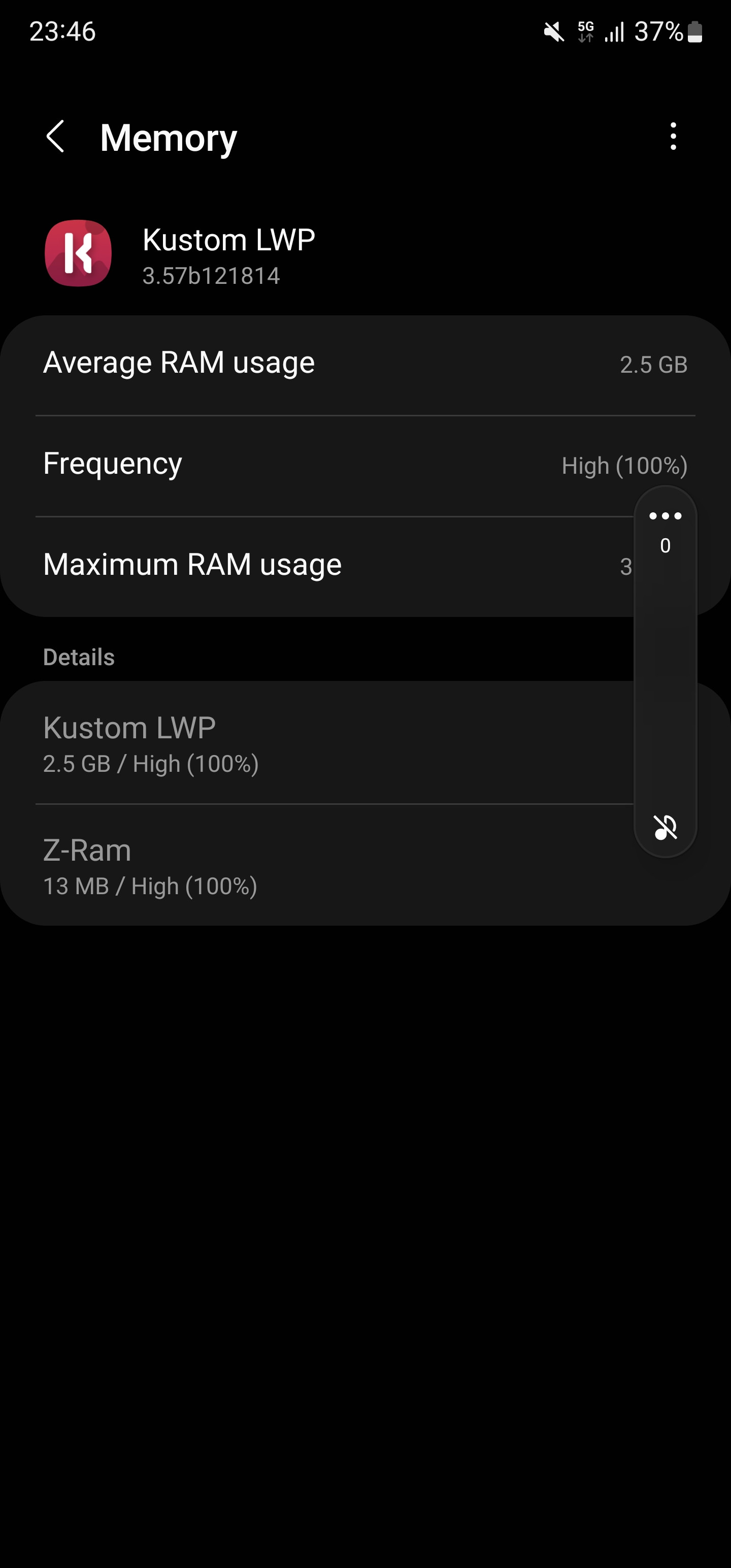 Incredibly high RAM usage : r/kustom