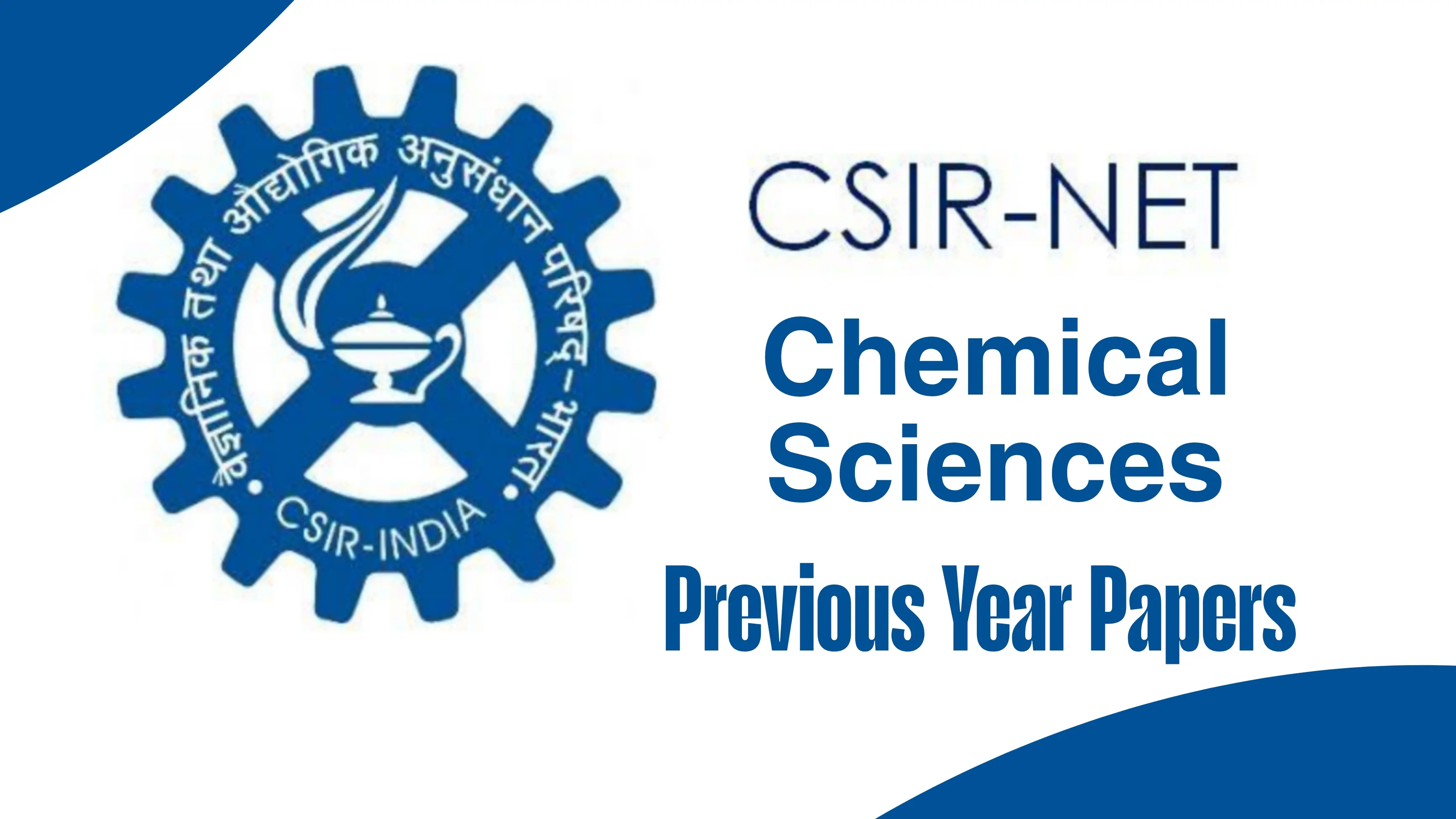 CSIR NET Chemical Science Model Papers & PYPs (PDF Download)