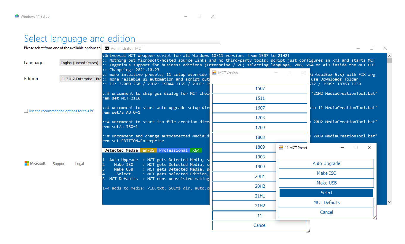 AveYo / MediaCreationTool.bat