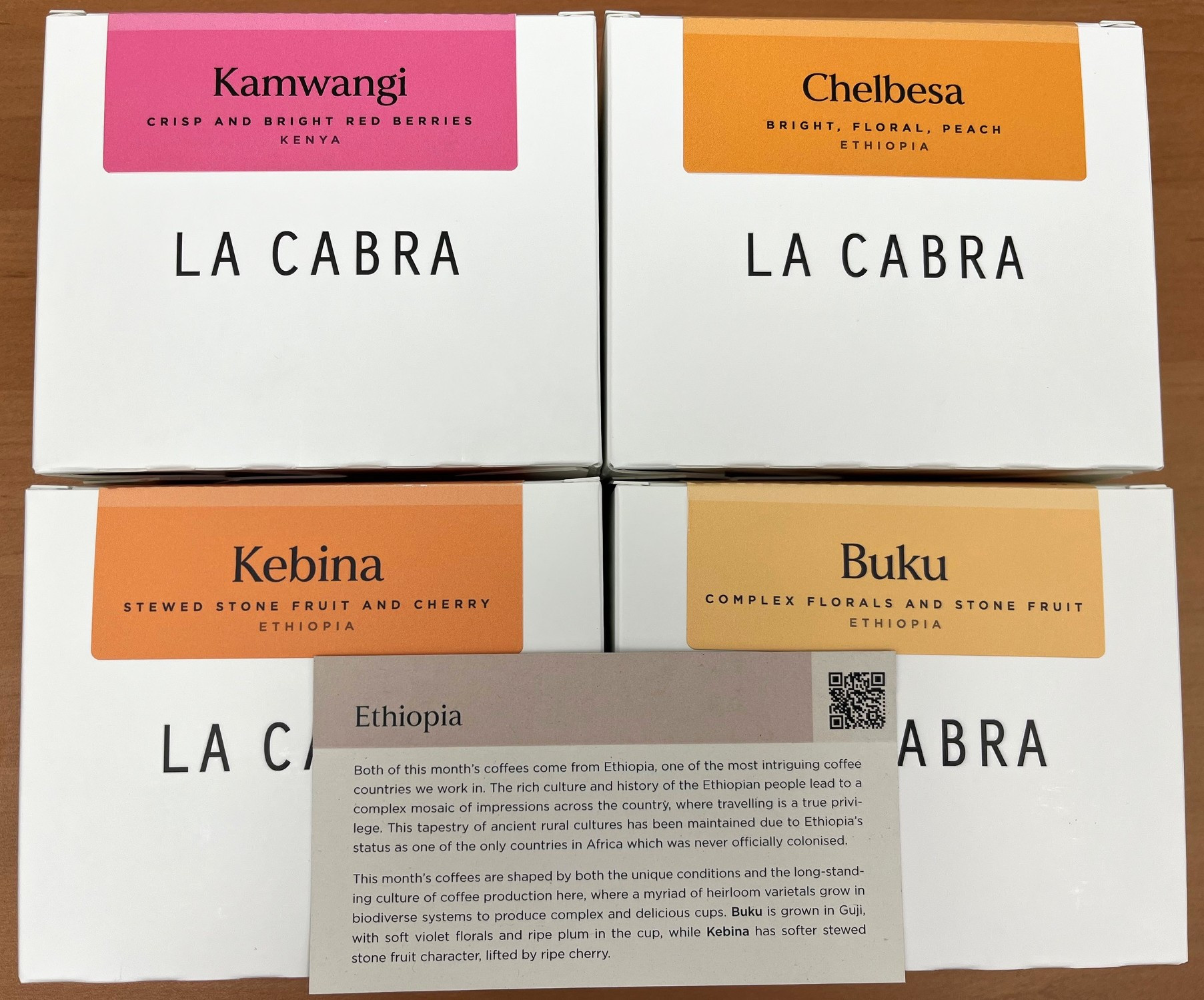 Meine neuen Tüten - ich habe gerade Kaffeekram, also Bohnen, gekauft ...