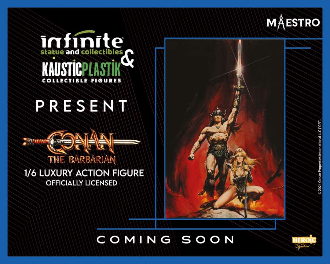 Infinite Statue / Kaustic Plastik: Conan (Schwarzenegger) - Maestro 1/6 ...