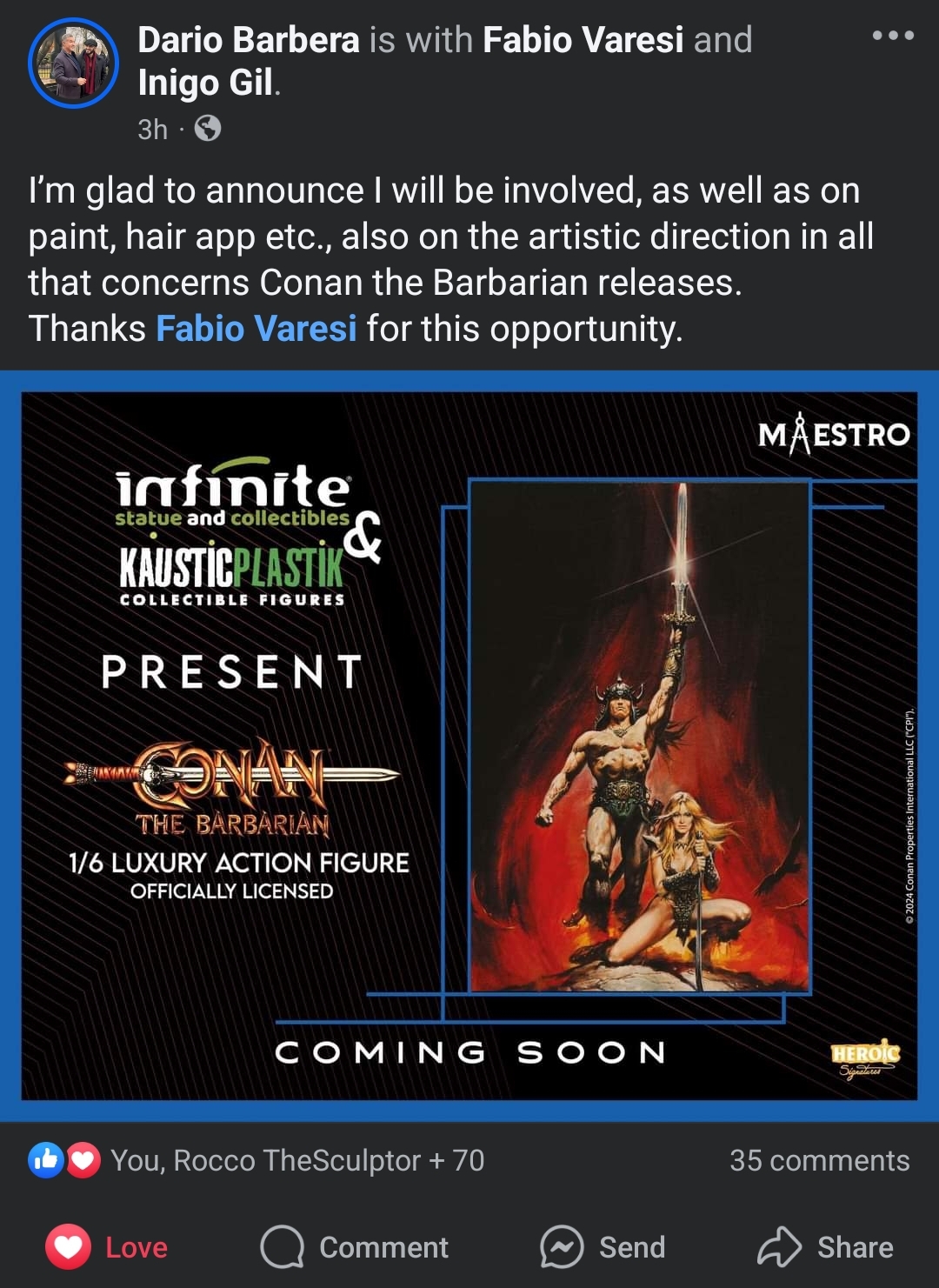 Infinite Statue / Kaustik Plastik: Maestro 1/6 Scale Line - Statue Forum