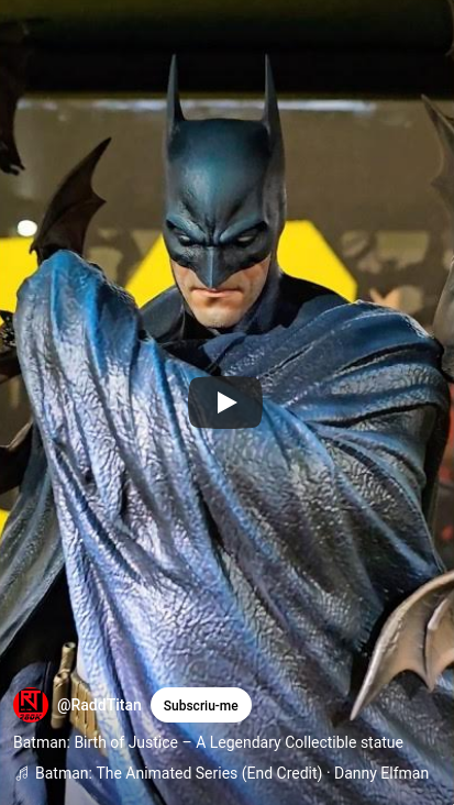 Mighty Jaxx/Superkraft Laboratory: Batman Birth of Justice 1/4 Statue ...