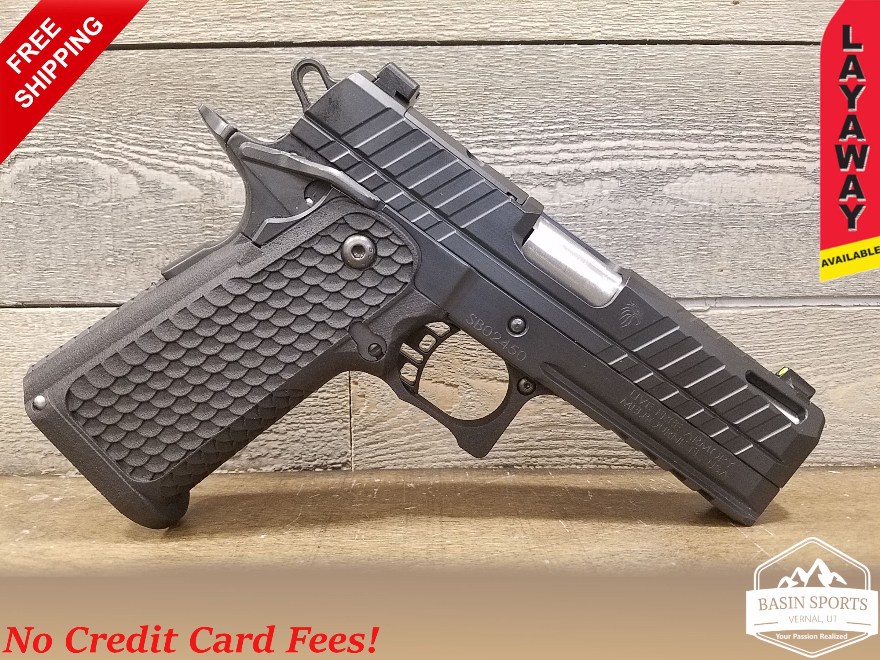 Live Free Apollo 11 Compact LFA Elite Black / Optic Cut 9mm - Semi Auto ...