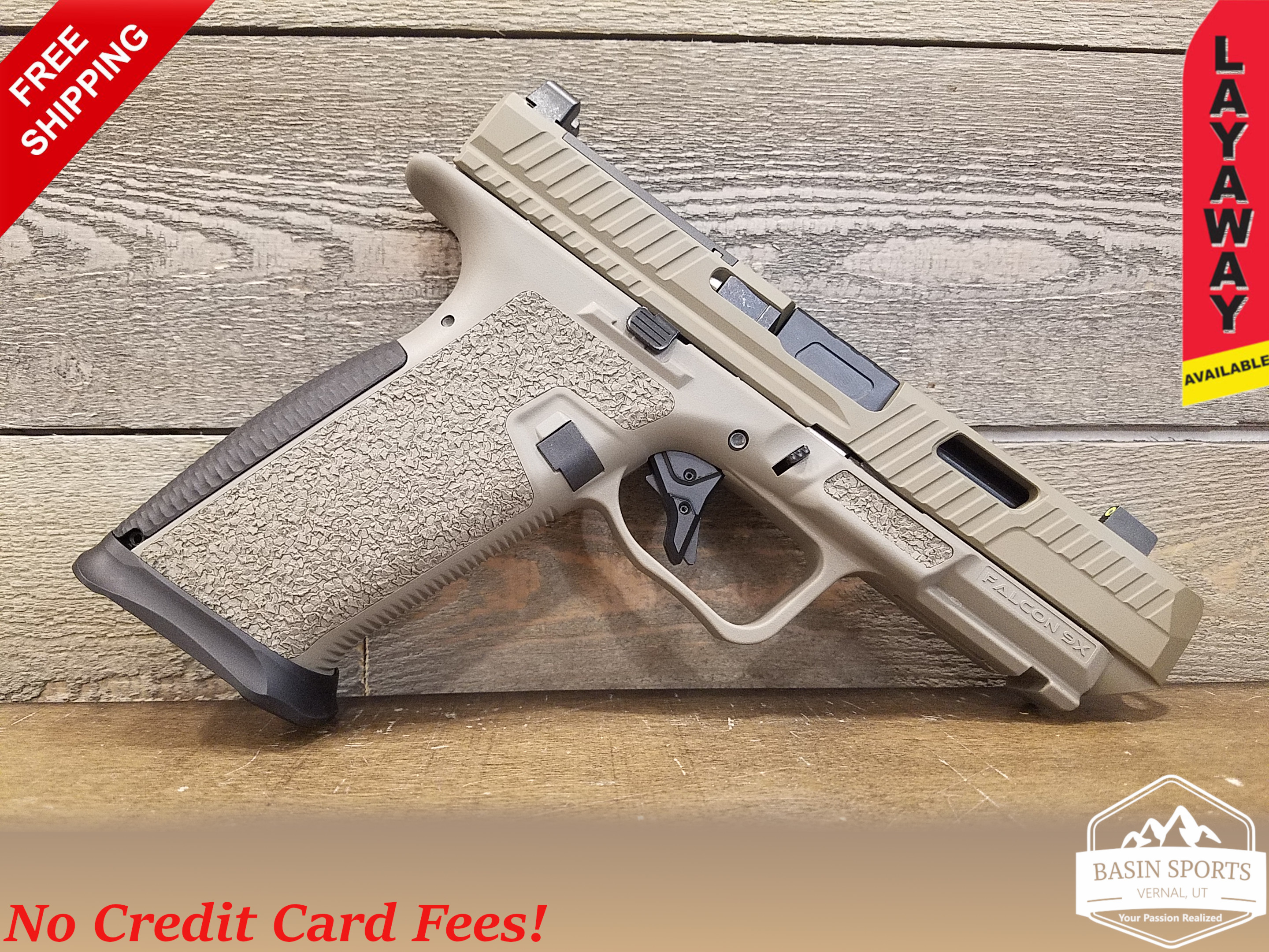 Live Free Armory Falcon 9xc FDE/ Optic Cut 9mm - Semi Auto Pistols at ...