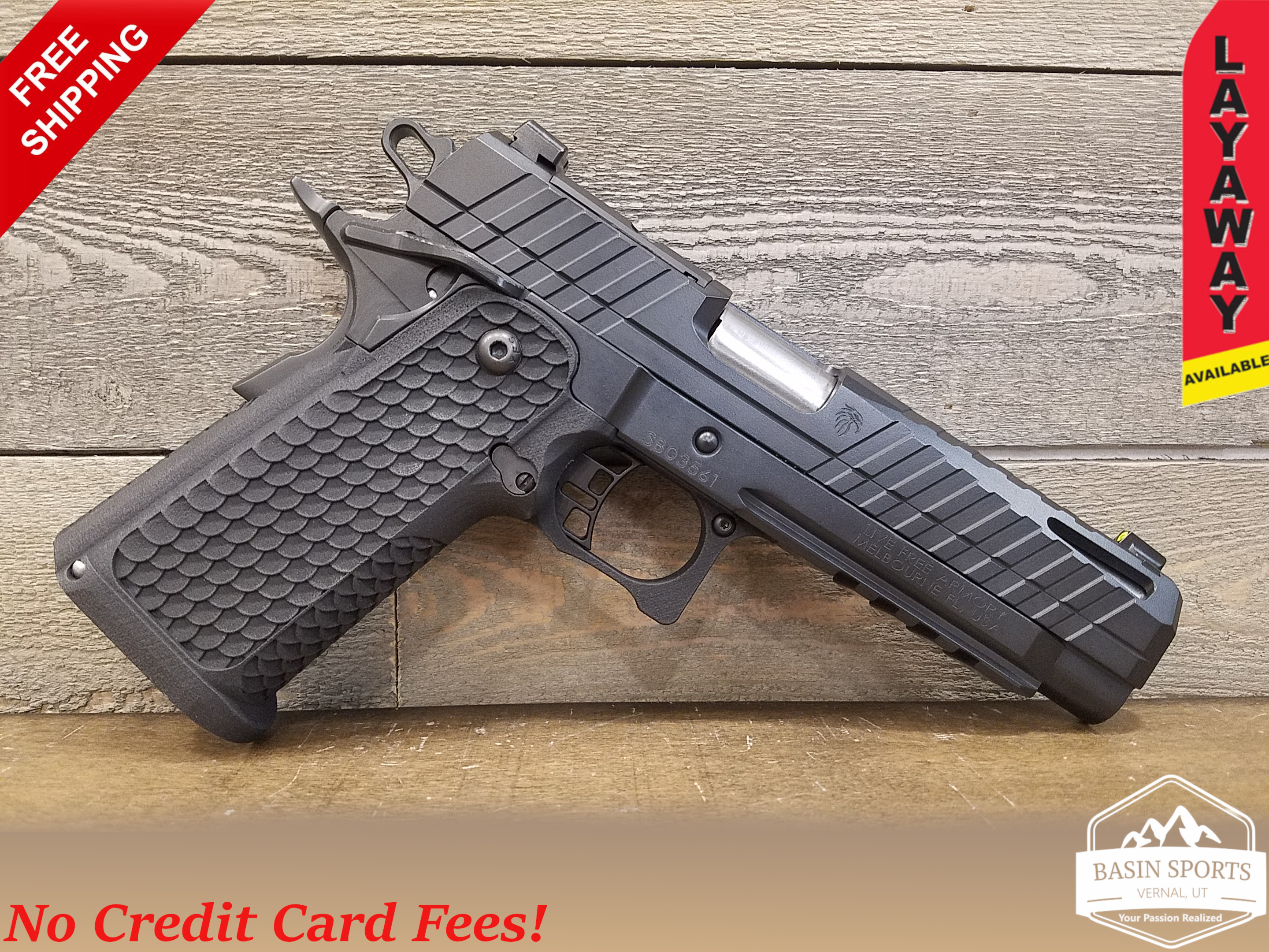 Live Free Armory Apollo 11 LFA Elite Black / Optic Cut 9mm - Semi Auto ...