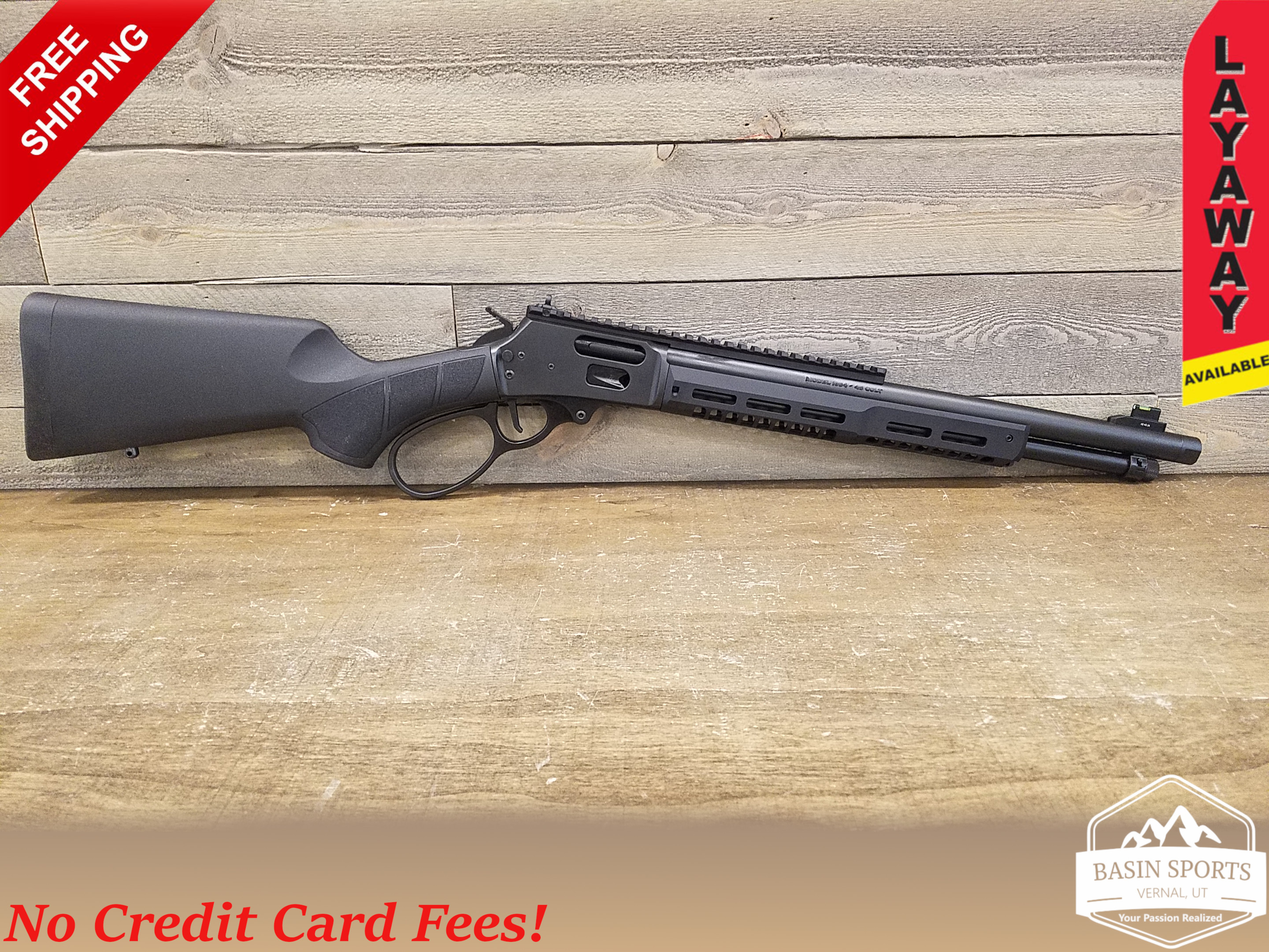 Smith & Wesson 1854 Stealth Hunter Synthetic 45 Colt 14195 - Lever ...