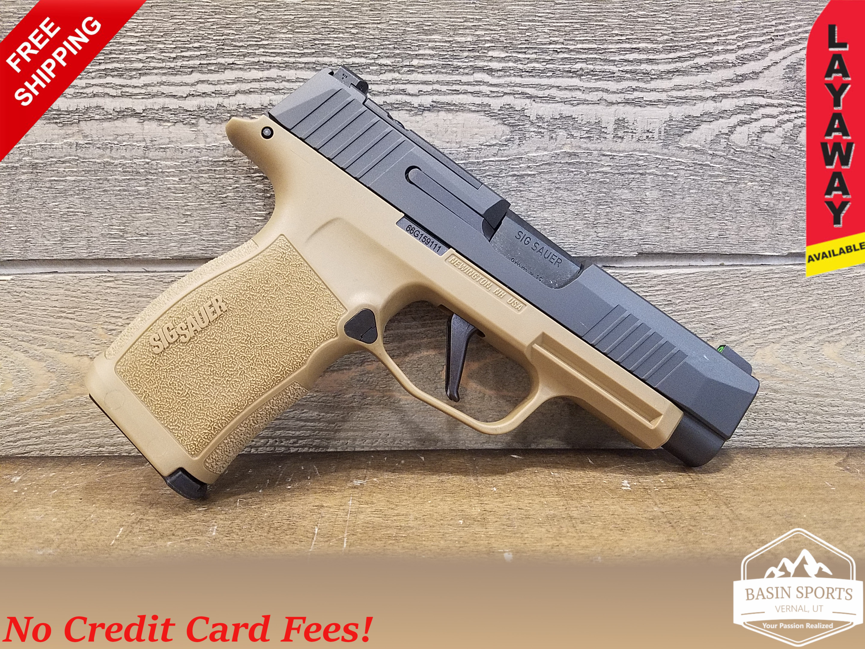Sig Sauer P365XL TacPac 9mm Coyote 365XL-9-RTXR3P-C-VP - Semi Auto ...