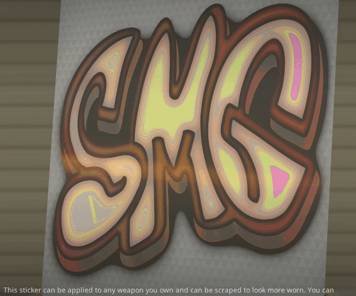 Steam Workshop::Holographic Sticker | SMG