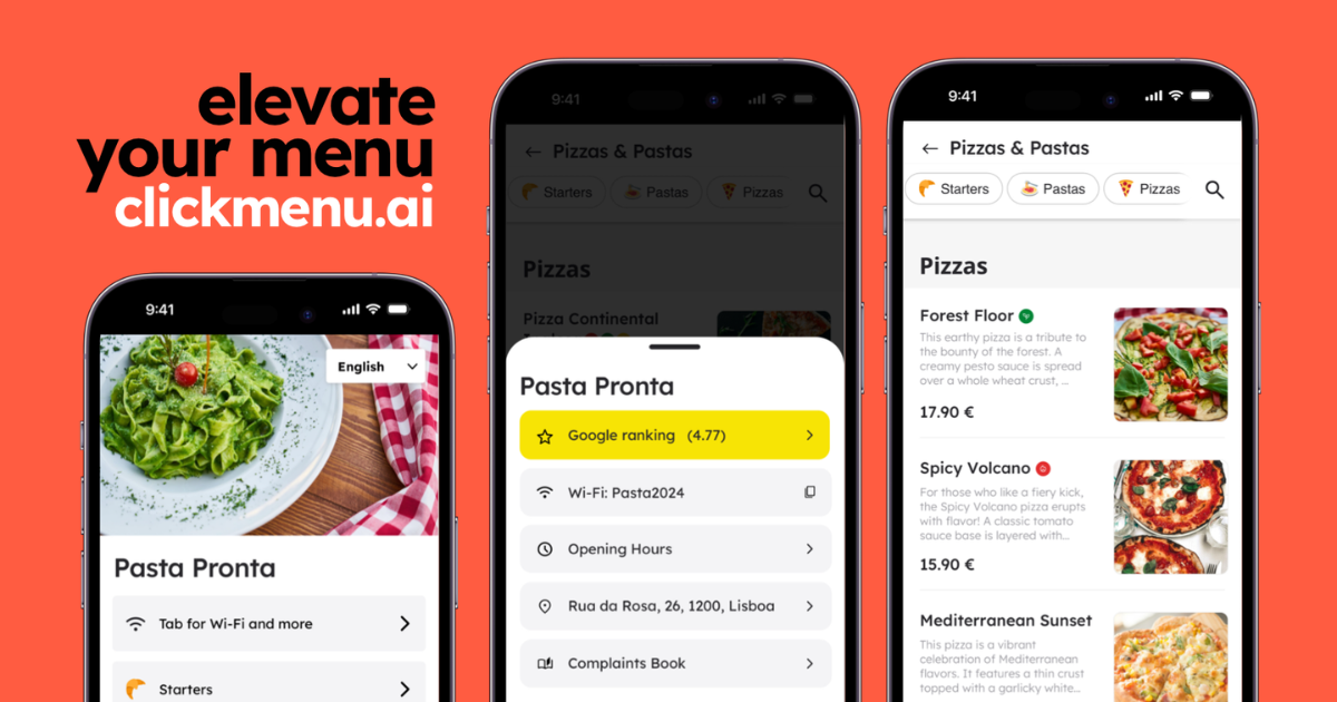 Clickmenu | Free AI Digital Menus for Restaurants