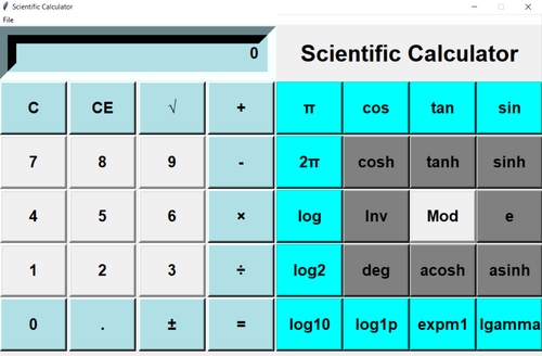 GitHub - safayet180/classic-scientific-calculator: A scientific Calculator Python Application ...