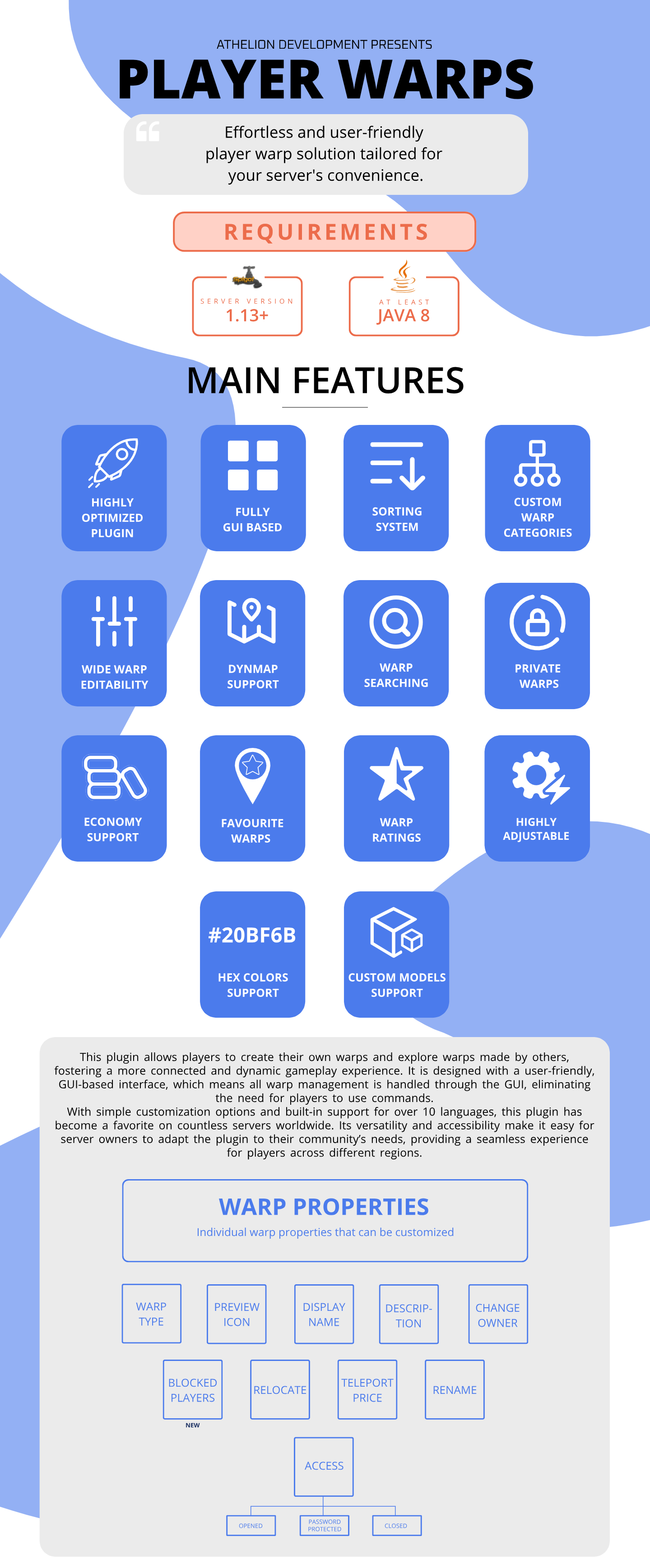 PLAYERWARPS - POPULAR WARPING SYSTEM | GUI BASED [1.13 - 1.21.5 ...