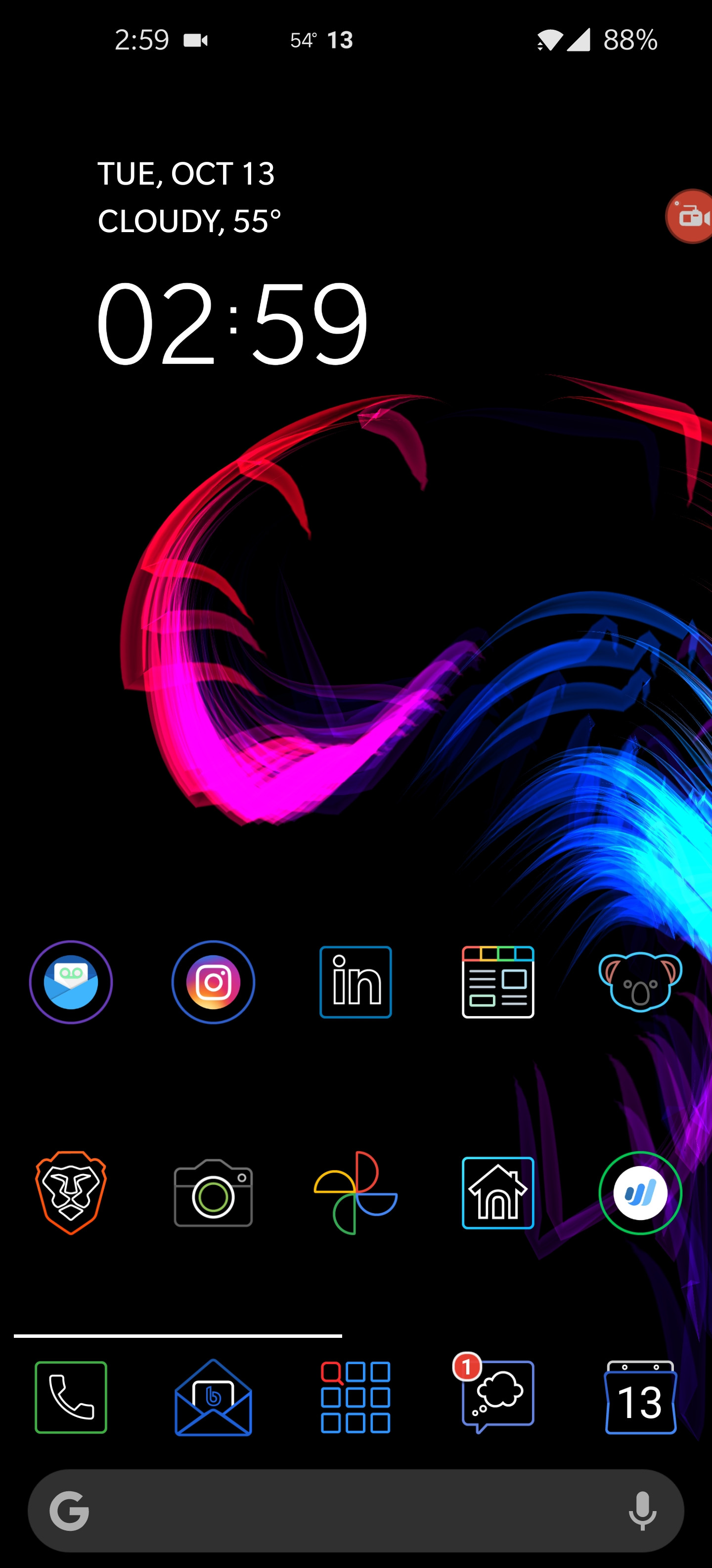 First attempt at customizing homescreen : r/NovaLauncher