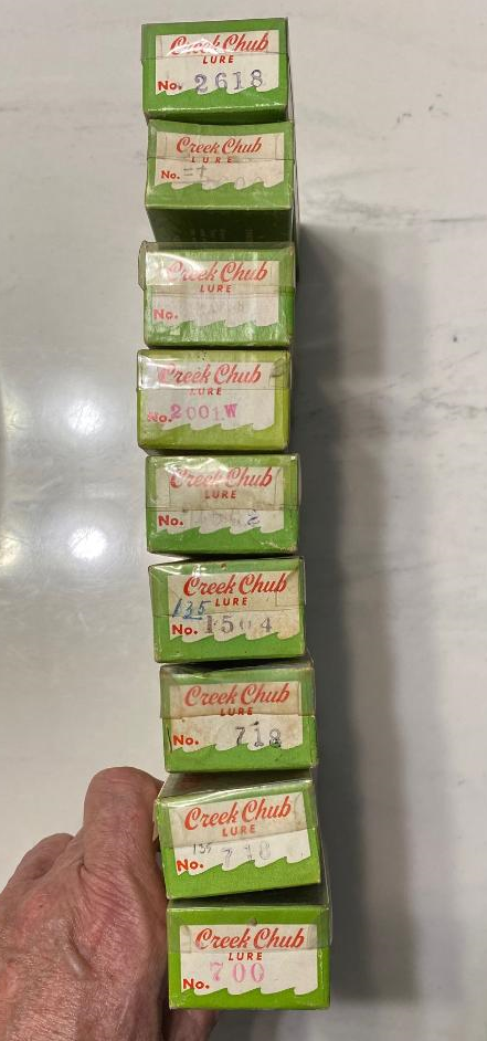 (12) CCBC EMPTY PT/PST BOX LOT W/LIDS