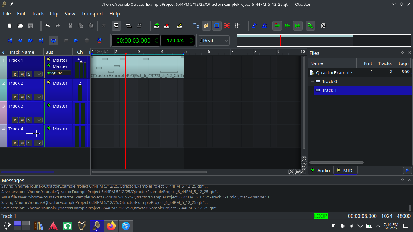 Qtractor Tutorial For Beginners, Step by Step Guide to Creating Your First Electronic Track ...