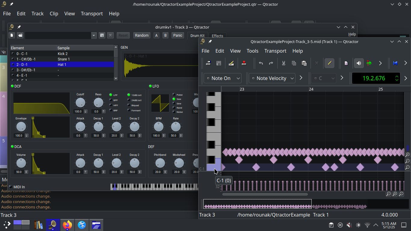 Qtractor Tutorial For Beginners, Step by Step Guide to Creating Your First Electronic Track ...
