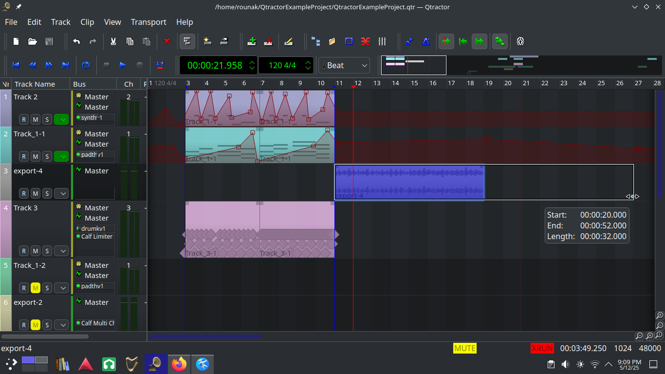 Qtractor Tutorial For Beginners, Step by Step Guide to Creating Your First Electronic Track ...