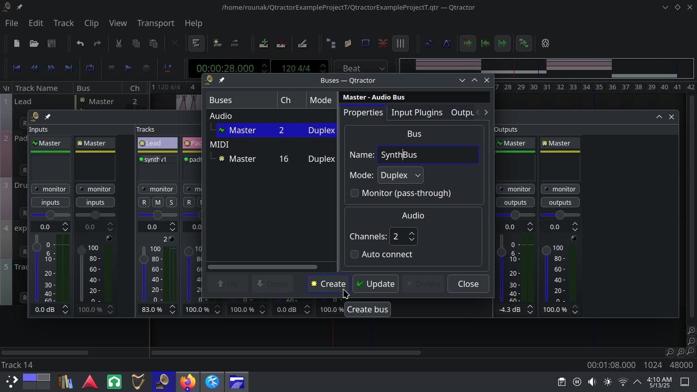 Qtractor Tutorial For Beginners, Step by Step Guide to Creating Your First Electronic Track ...