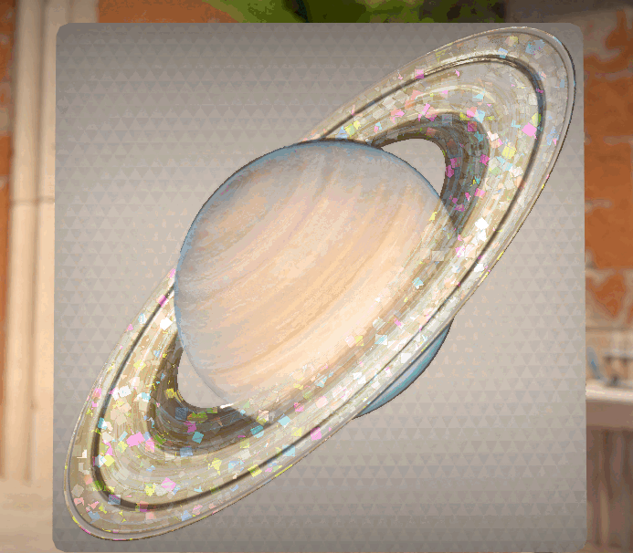 Steam Workshop::Glitter Sticker | Saturn