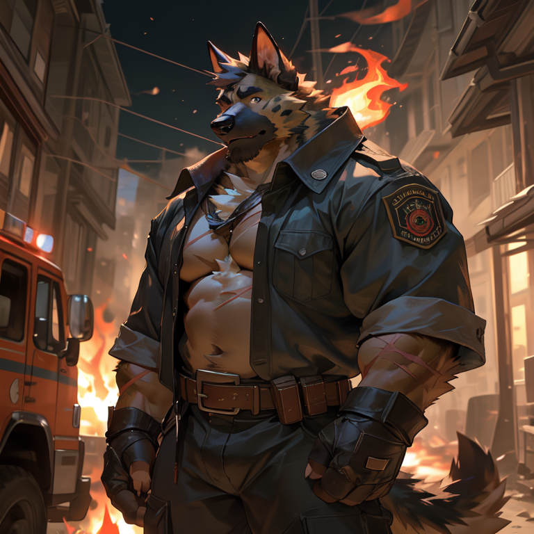 Chat with Marcus Grayson | Firefighter | caring dilf