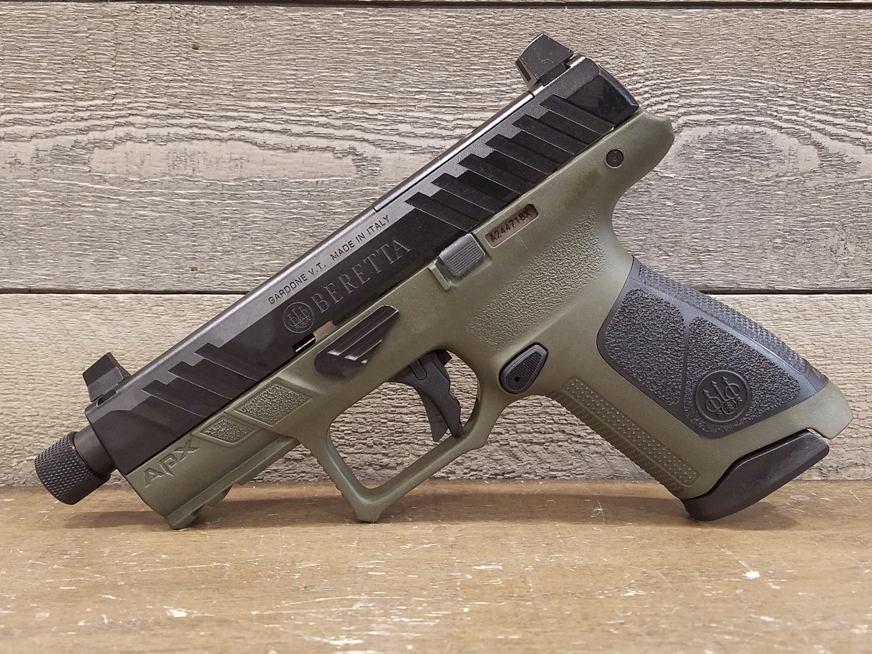Beretta APX A1 Compact Tactical ODG Threaded Barrel 9MM JAXA1C915TAC ...