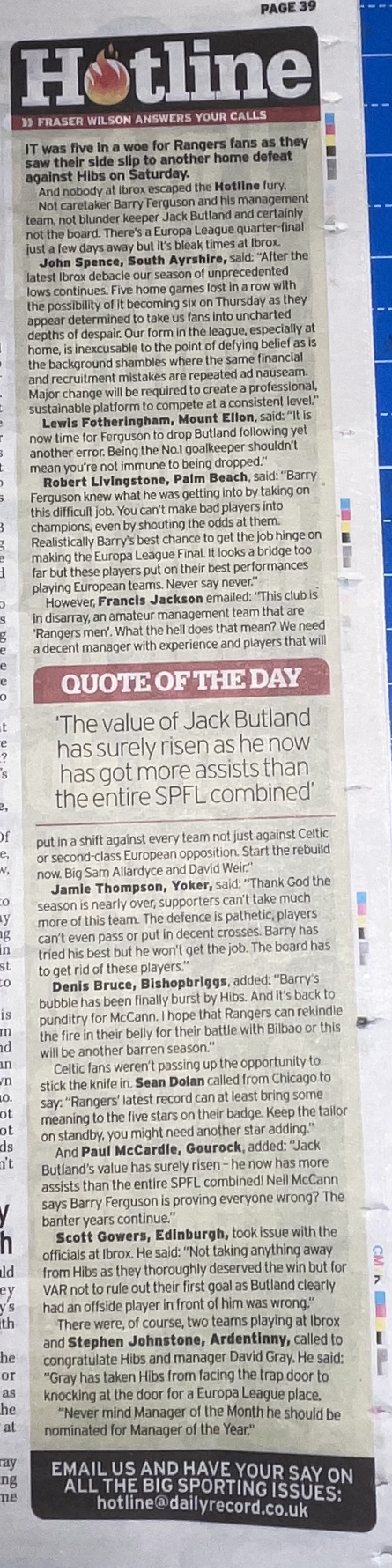 Back Pages - Monday's Back Pages - 30 images | FollowFollow.com