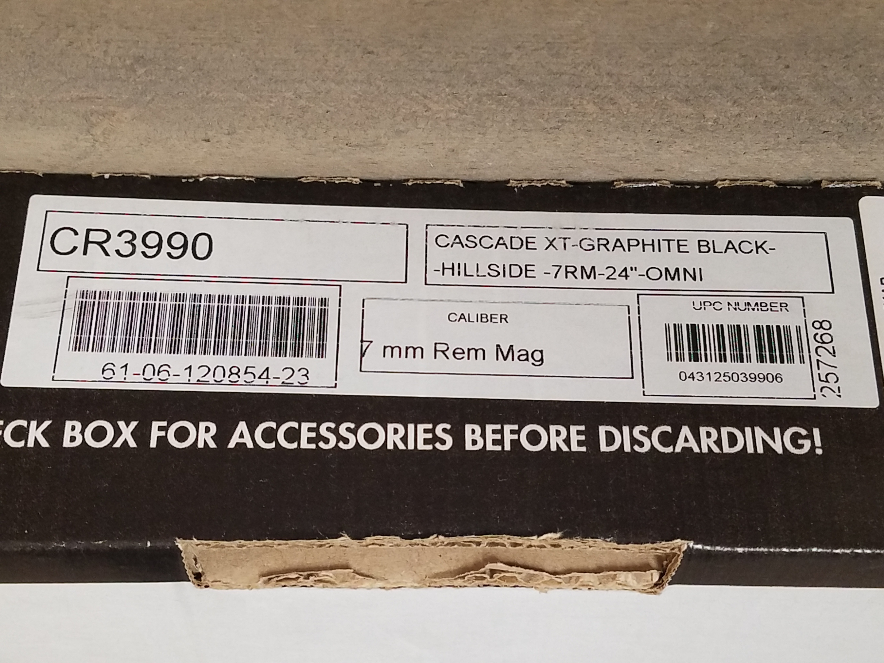 CVA Cascade XT Rifle 7mm Rem 24" Black-Realtree Hillside CR3990 - Bolt ...