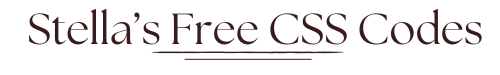 Stella's F2U CSS Codes [2.0] :|: Lioden