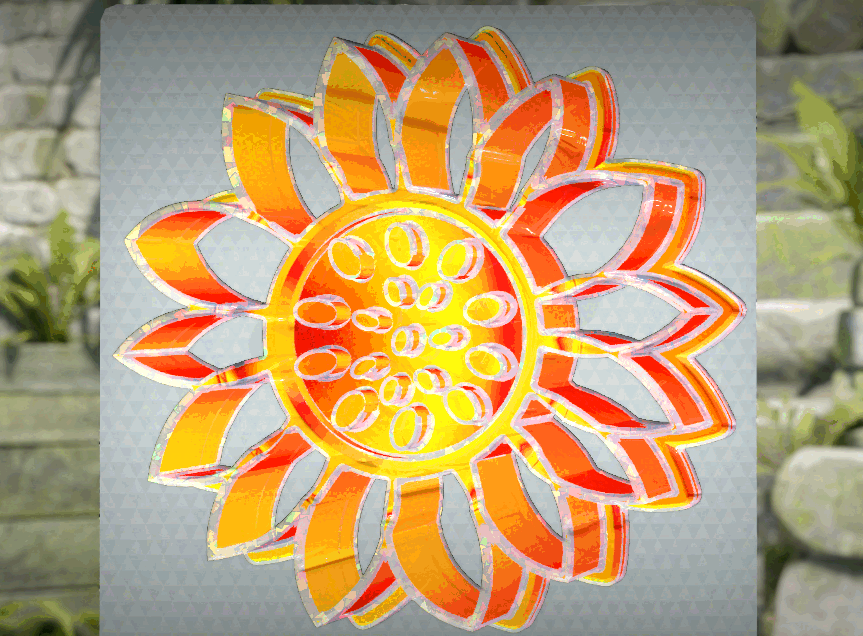 Steam Workshop::Glitter Sticker | Sunflower