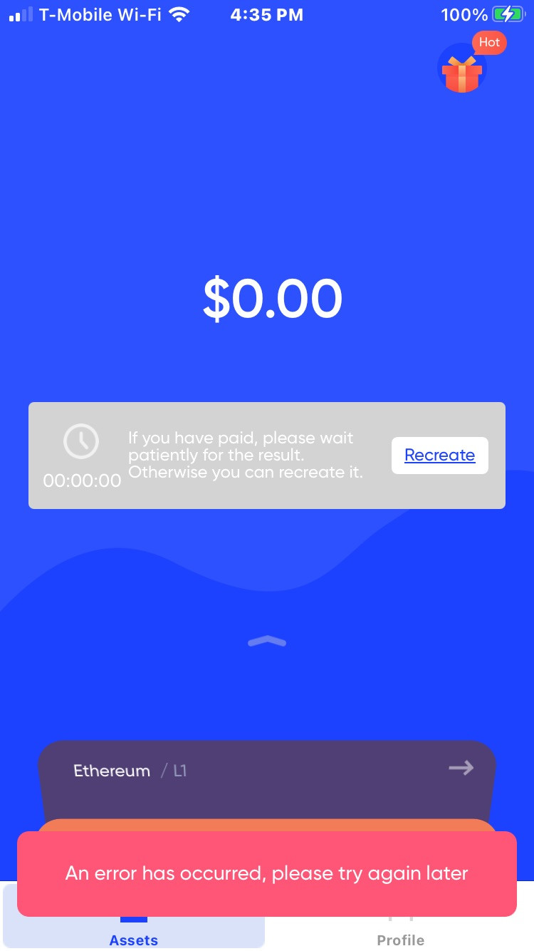 iOS Loopring Wallet App wallet recreation problem : r/loopringorg