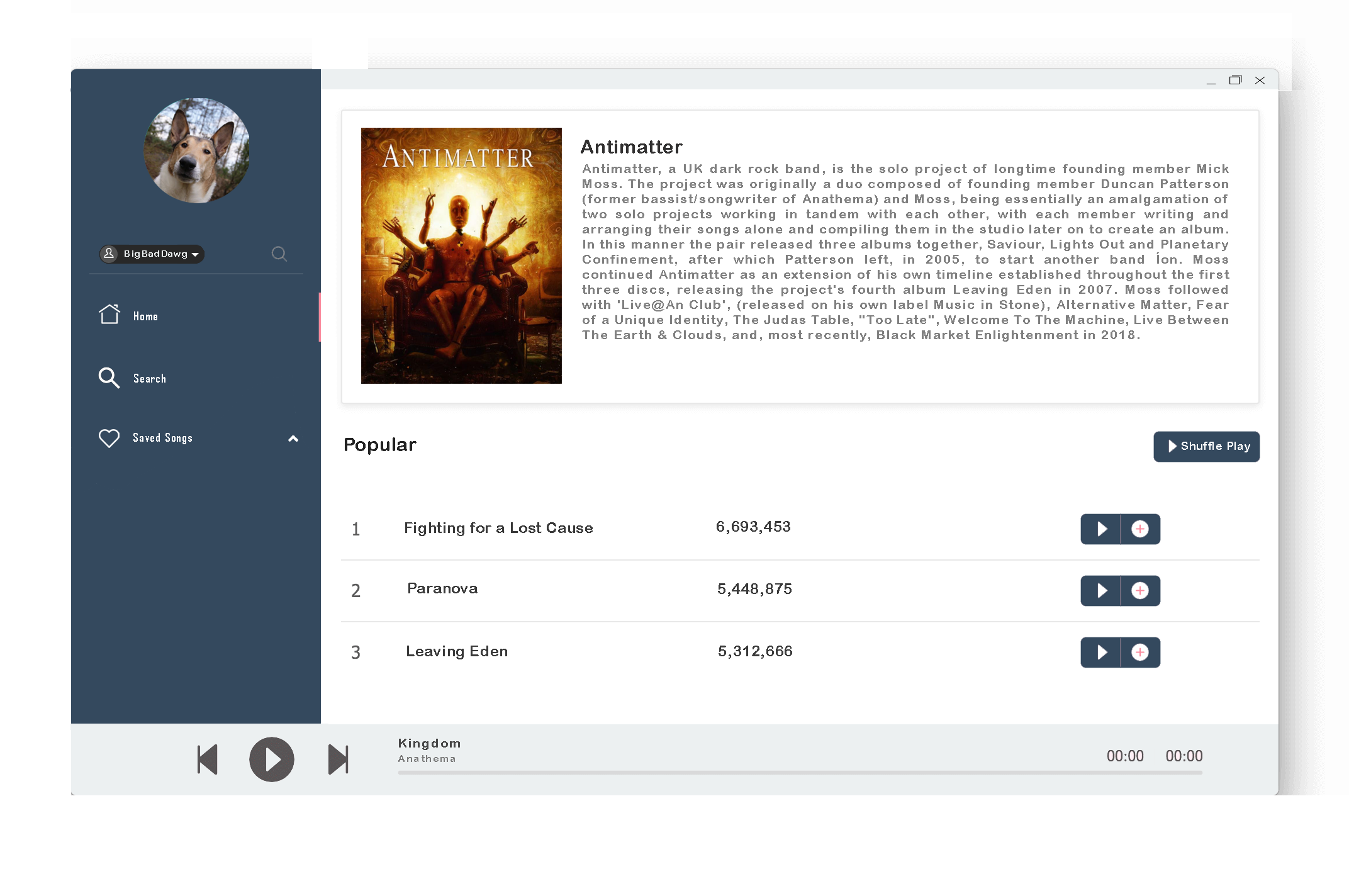 GitHub - Gogoreds/JENSENfy-frontend2.0: Spotify clone for school's final project!