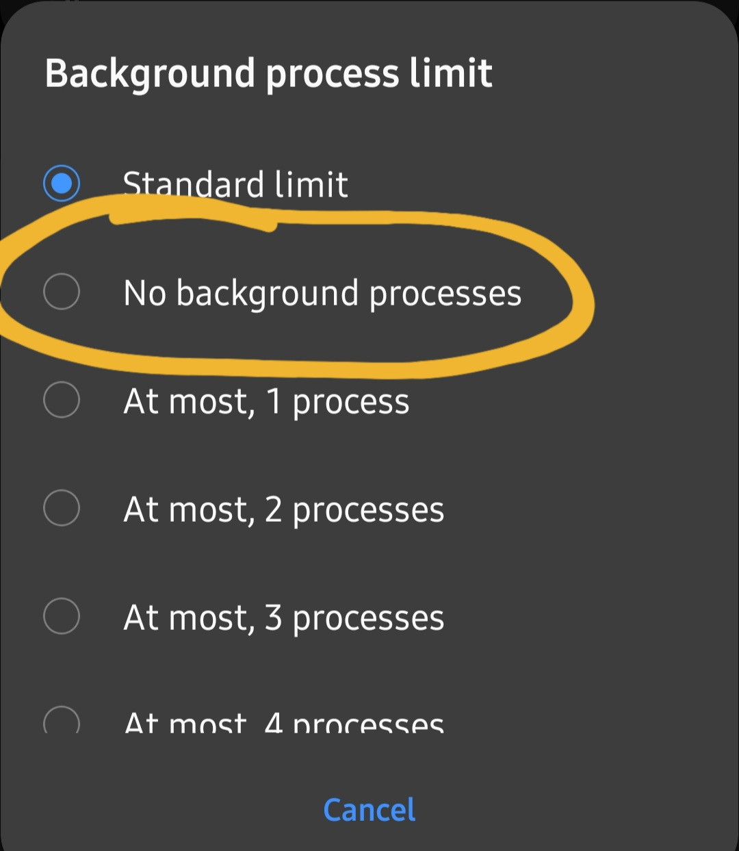 I have an android & I have some programs running in background that I ...