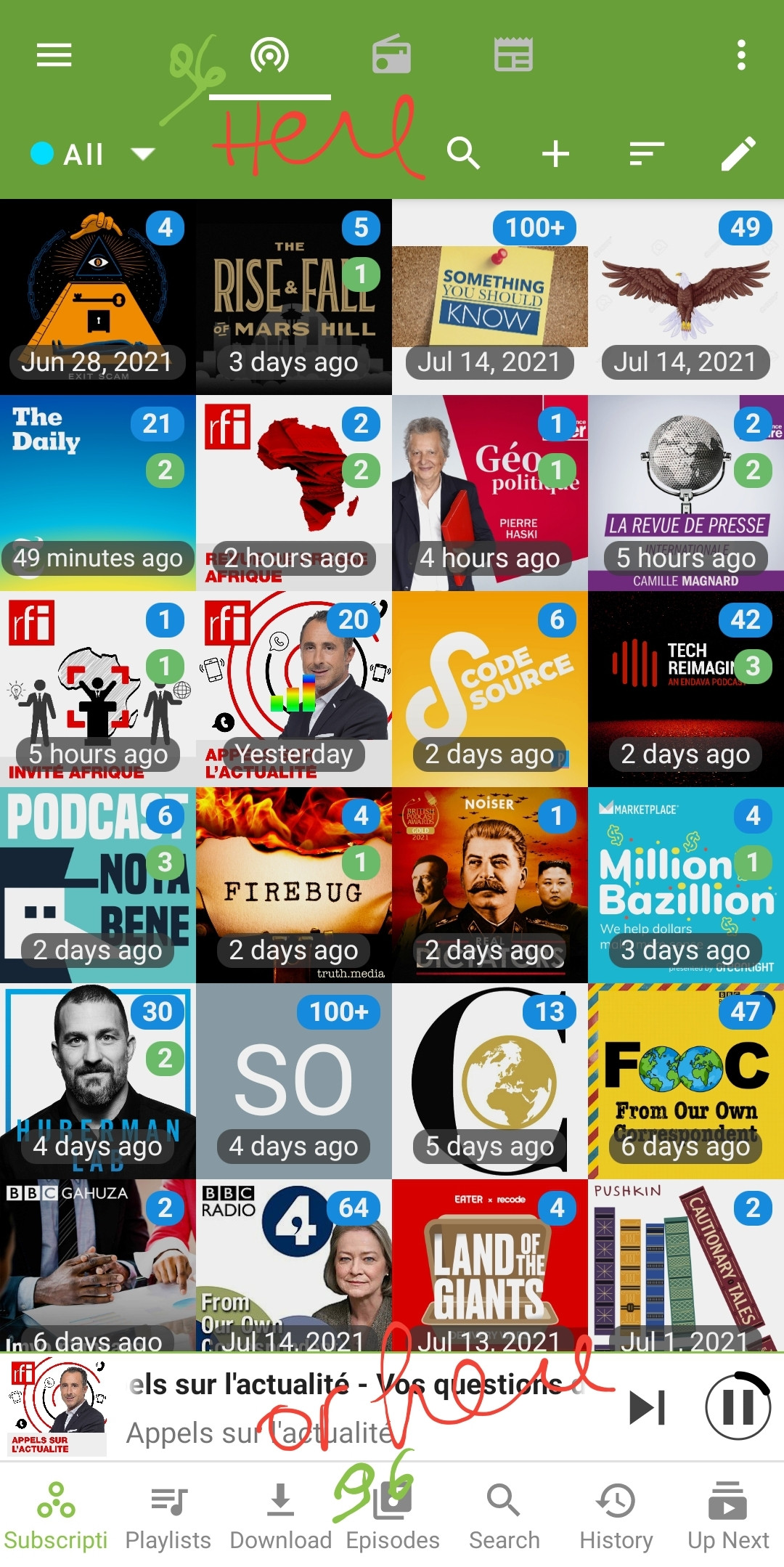 3 requests : r/Podcast_Republic_App