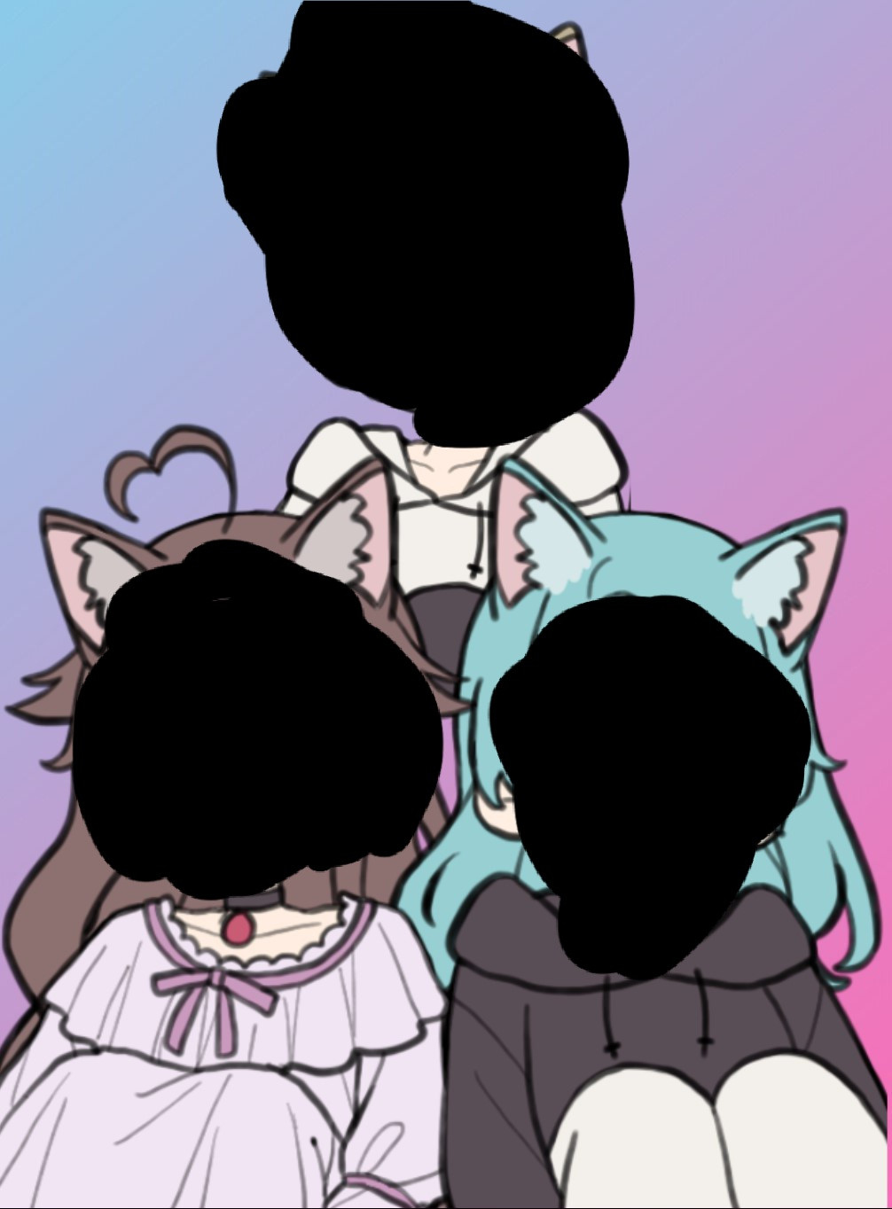 Im looking to make a 3 person picrew for me and my two significant ...