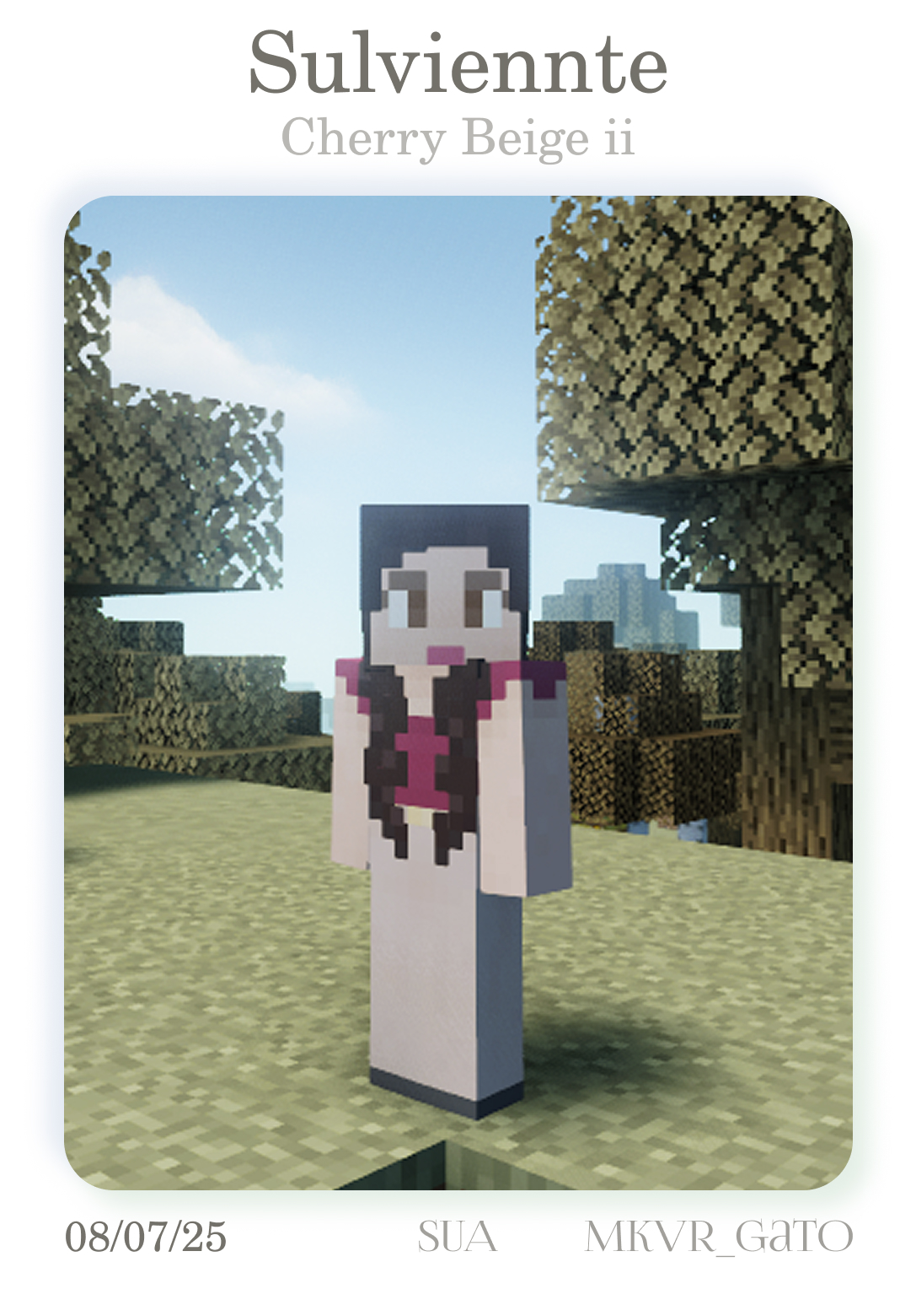 Sulviennte CherryBeige - SUA Minecraft Skin