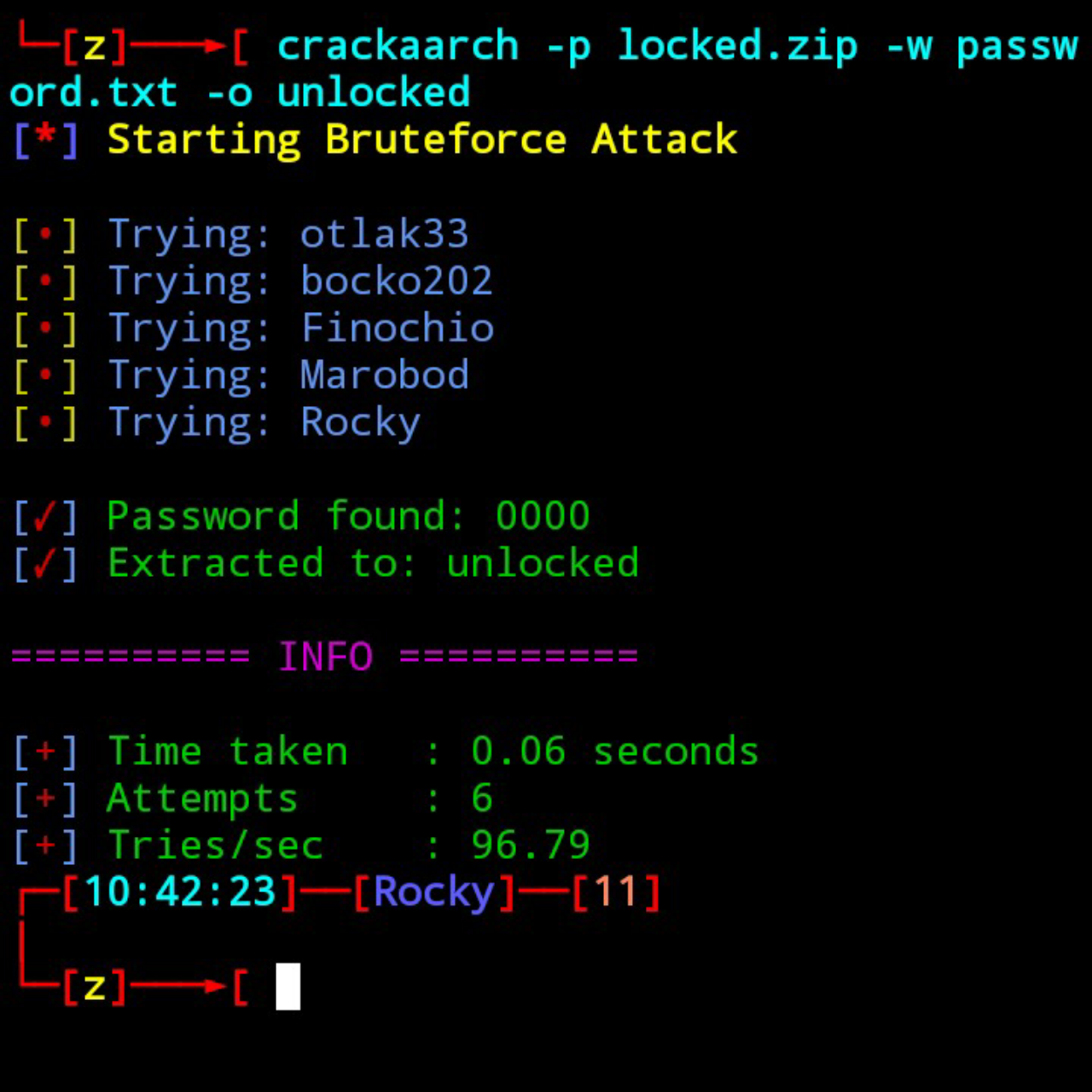 GitHub - Git-DevRocky/CrackAARCH: #zip pass bruteforce #zip pass crack ...