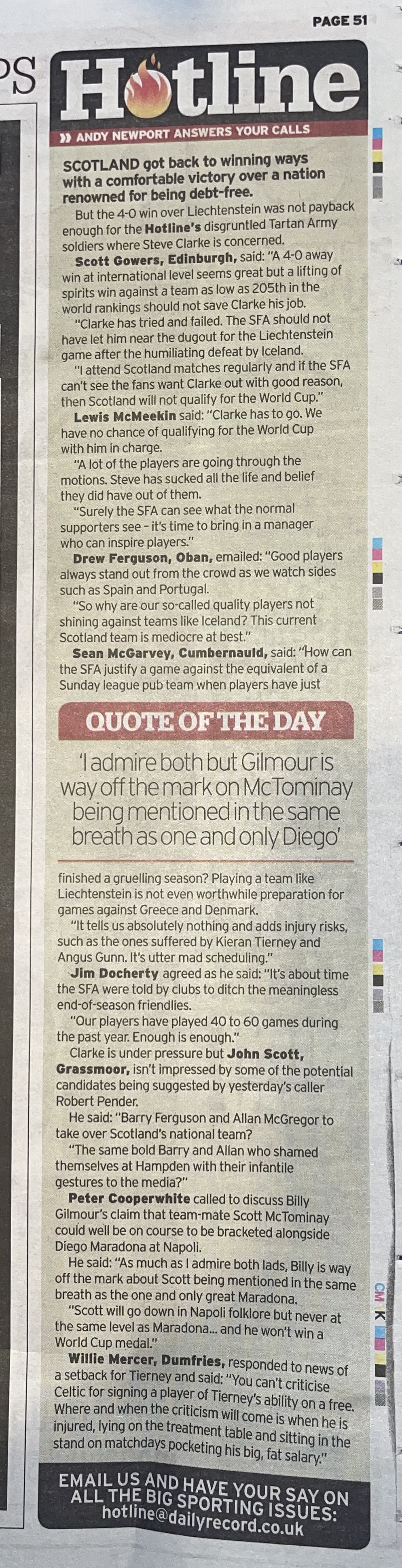 Back Pages - Wednesday's Back Pages - 33 images | FollowFollow.com