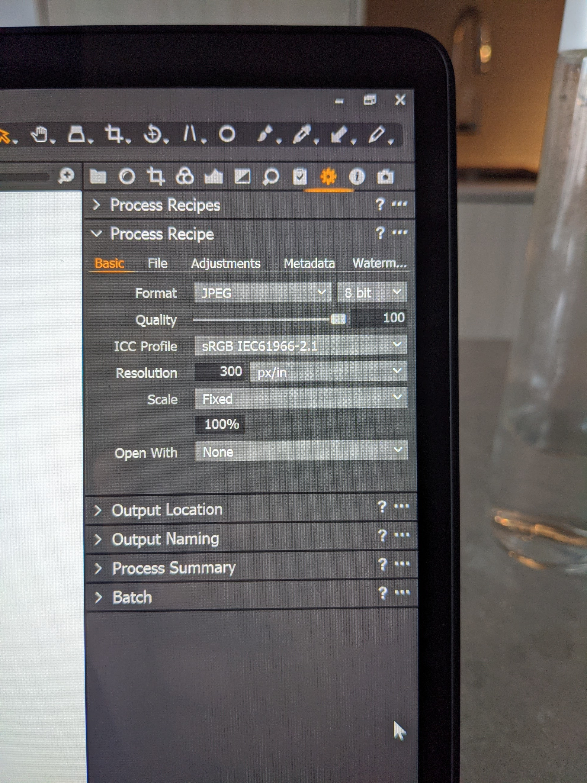 Export settings for basic prints : r/captureone