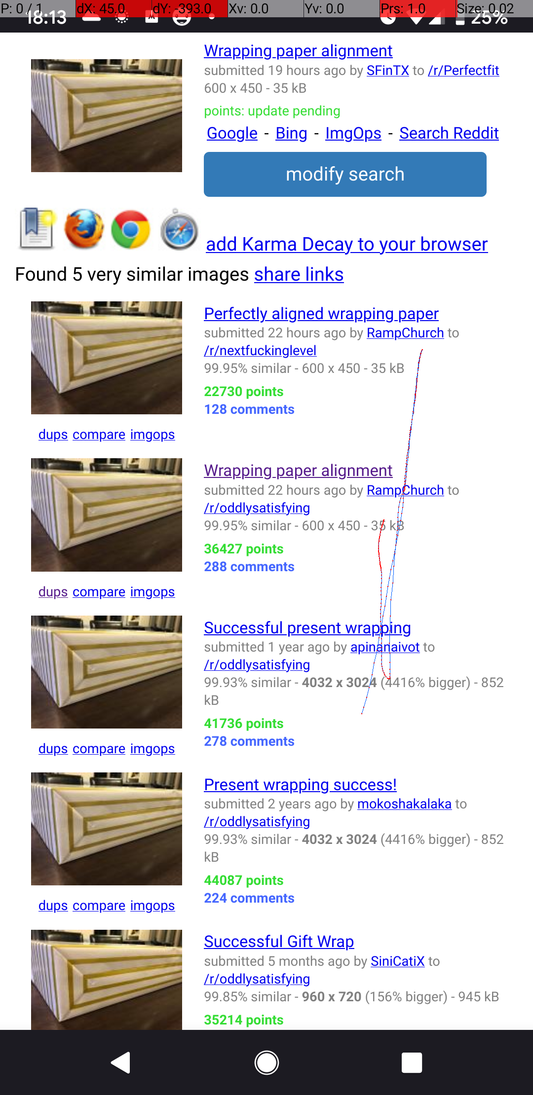 Wrapping paper alignment : r/Perfectfit