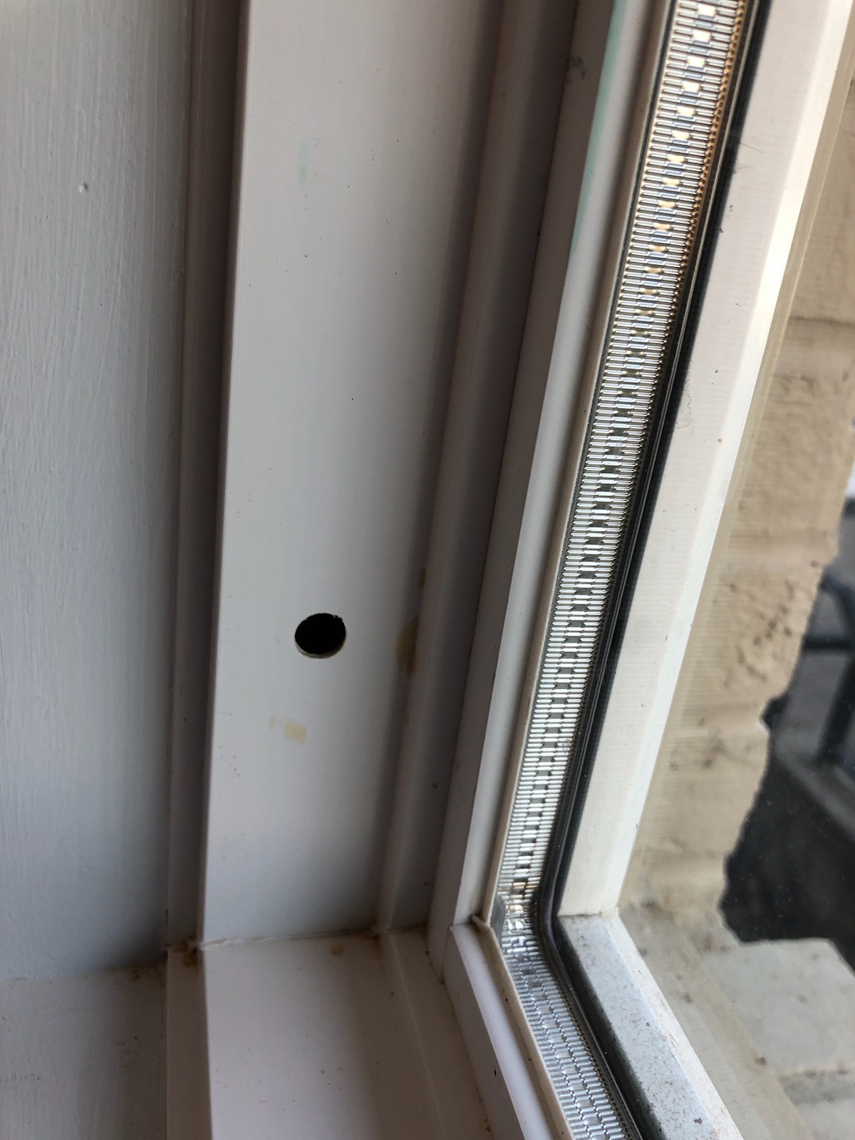 How to fill in window sill holes : HomeImprovement