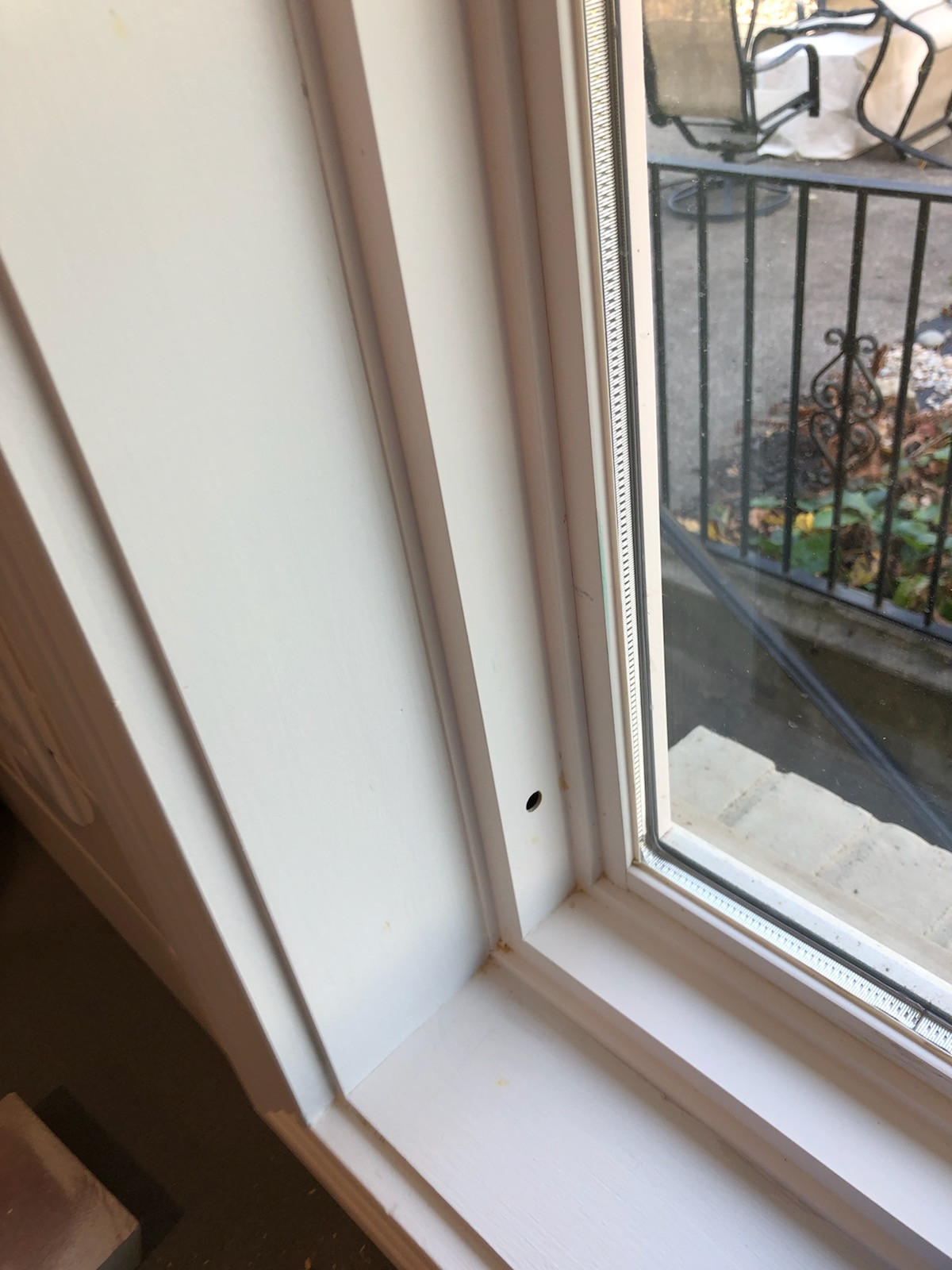 How to fill in window sill holes : HomeImprovement