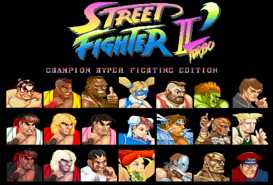 Street Fighter characters by SFII portrait Quiz - By Mr_FULG