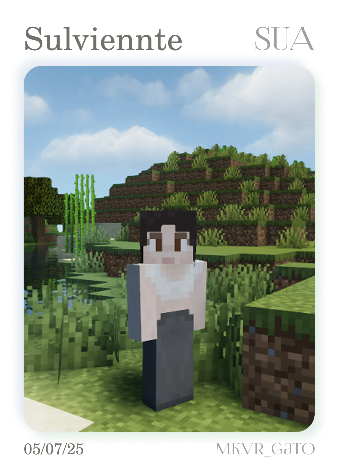 Sulviennte DrabExistence color – Soft Urban Aesthetic Minecraft Skin