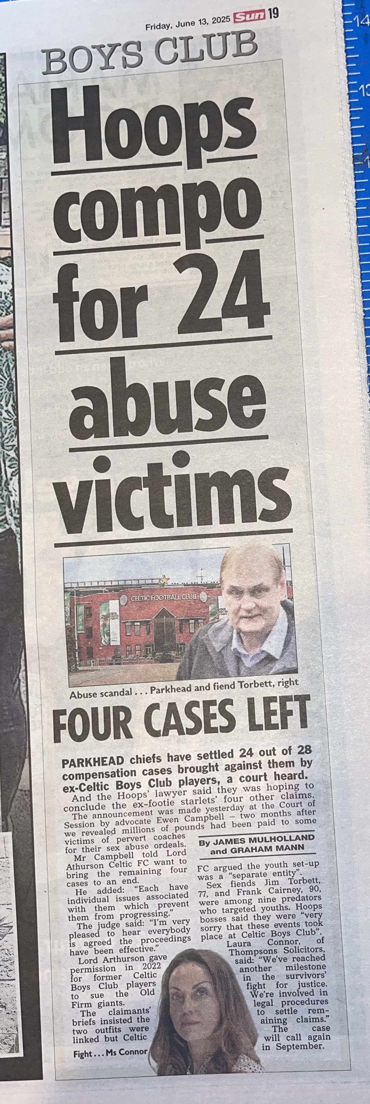 Celtic pay seven-figure compensation to some victims of the Celtic Boys ...