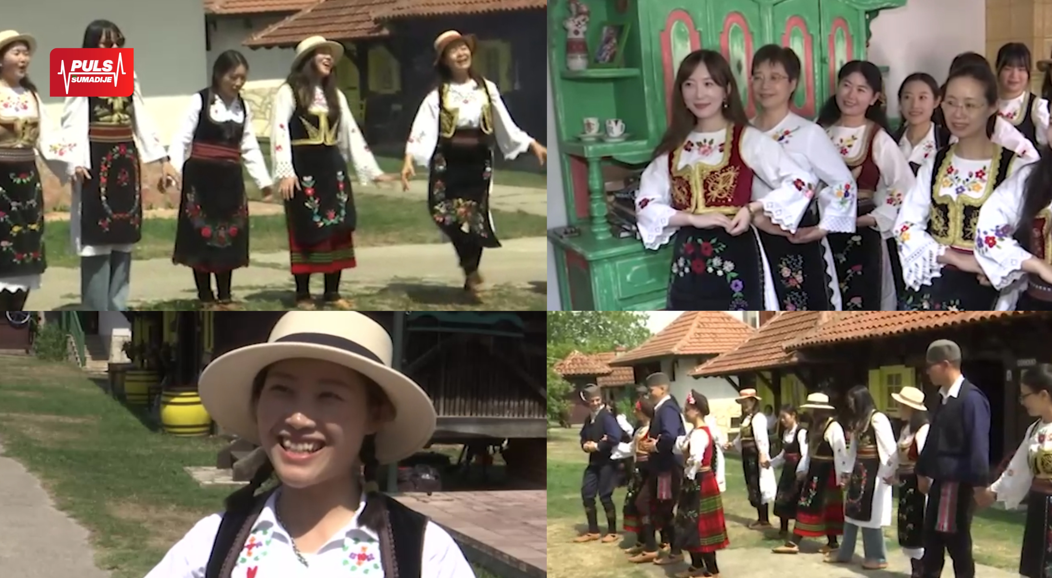 KINEZI ZAIGRALI KOLO U SELU KOD GORNJEG MILANOVCA: Kineski turisti ...