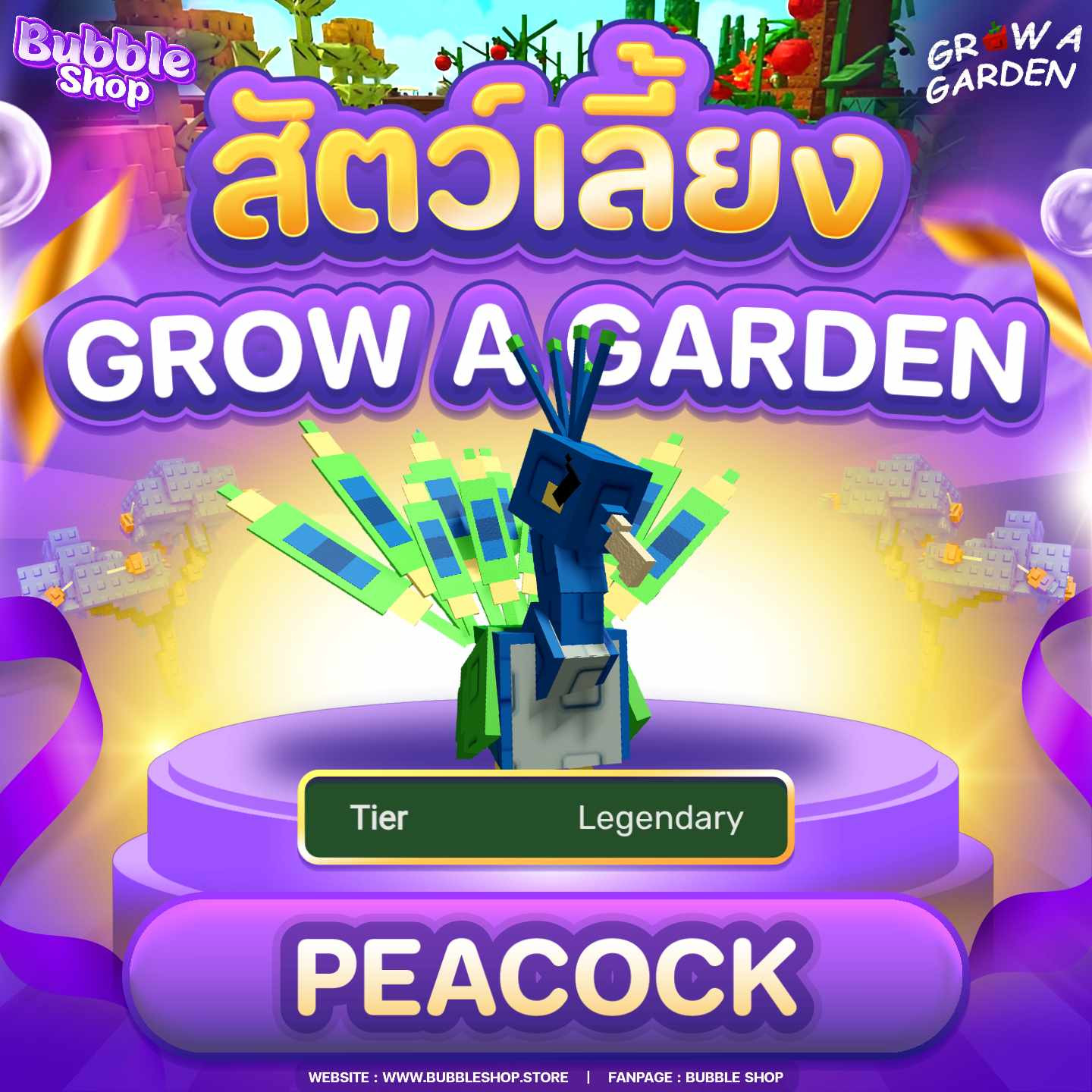 bubbleshop บริการขายโรบัคราคาถูก 24ชม.