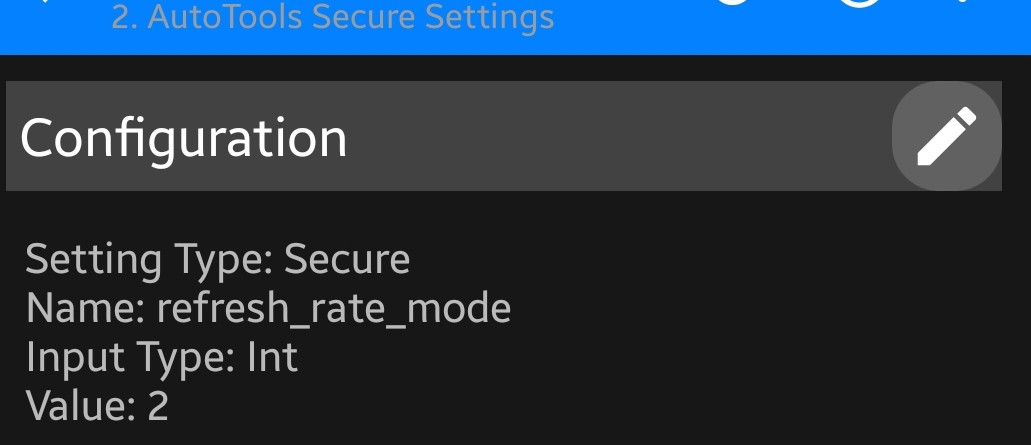anyone knows how to force 120hz or 96hz on, for example, Dragon ball legends using tasker? : r ...