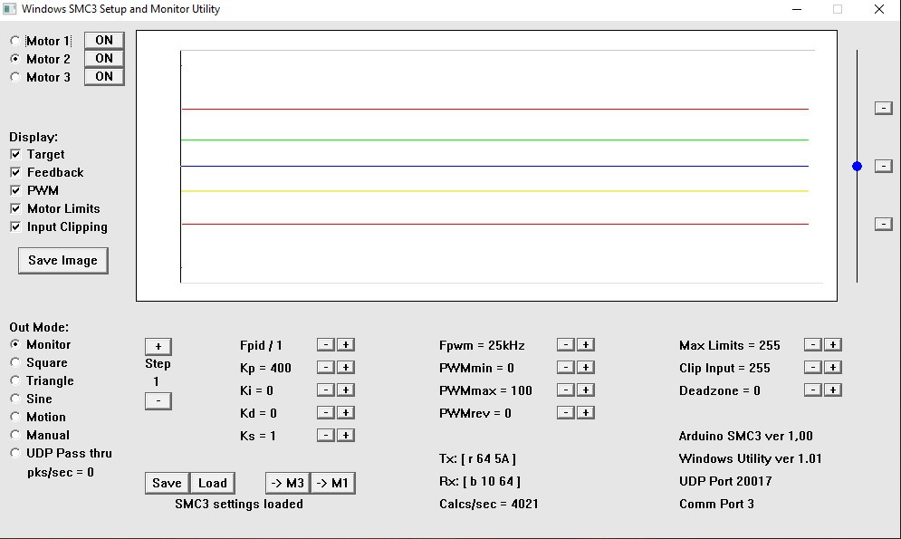 Tutorial - SMC3 Arduino 3DOF Motor Driver and Windows Utilities | Page 113